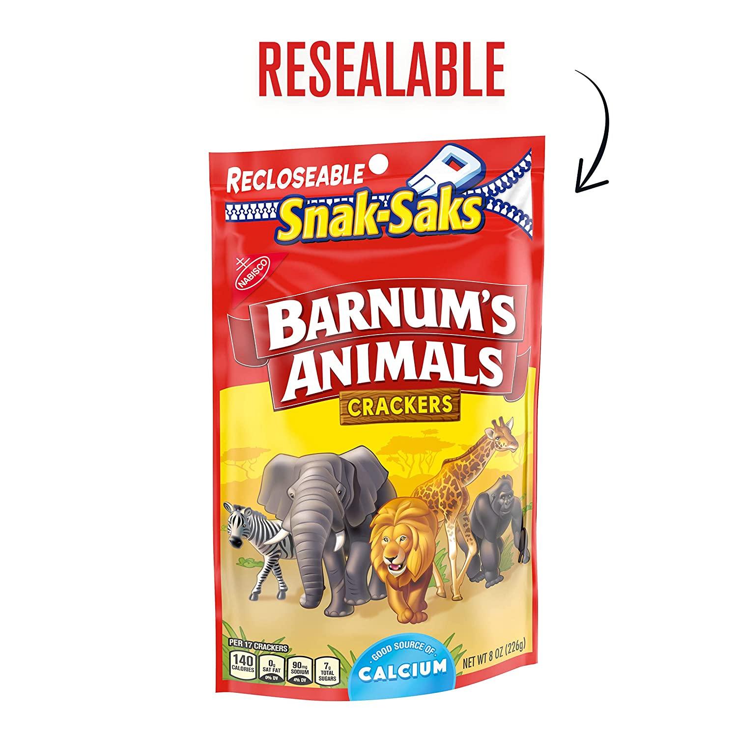 Barnum's Original Animal Crackers 8 oz Snak-Sak - Buy Online Now! | Buy ...
