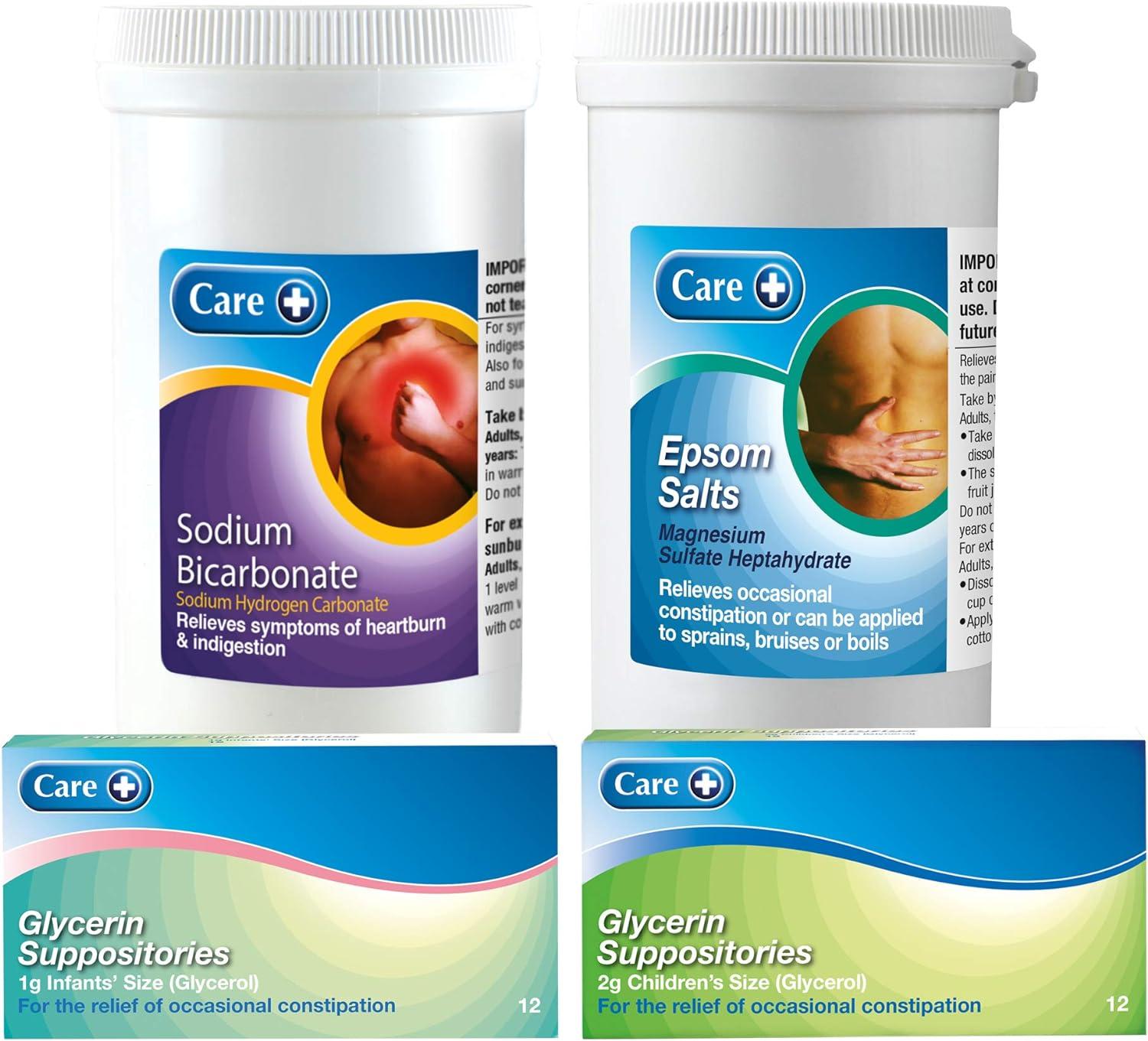 Care+ Glycerin Suppositories for Adults 4g x 12 Mermaid Kisses5 Pack of ...
