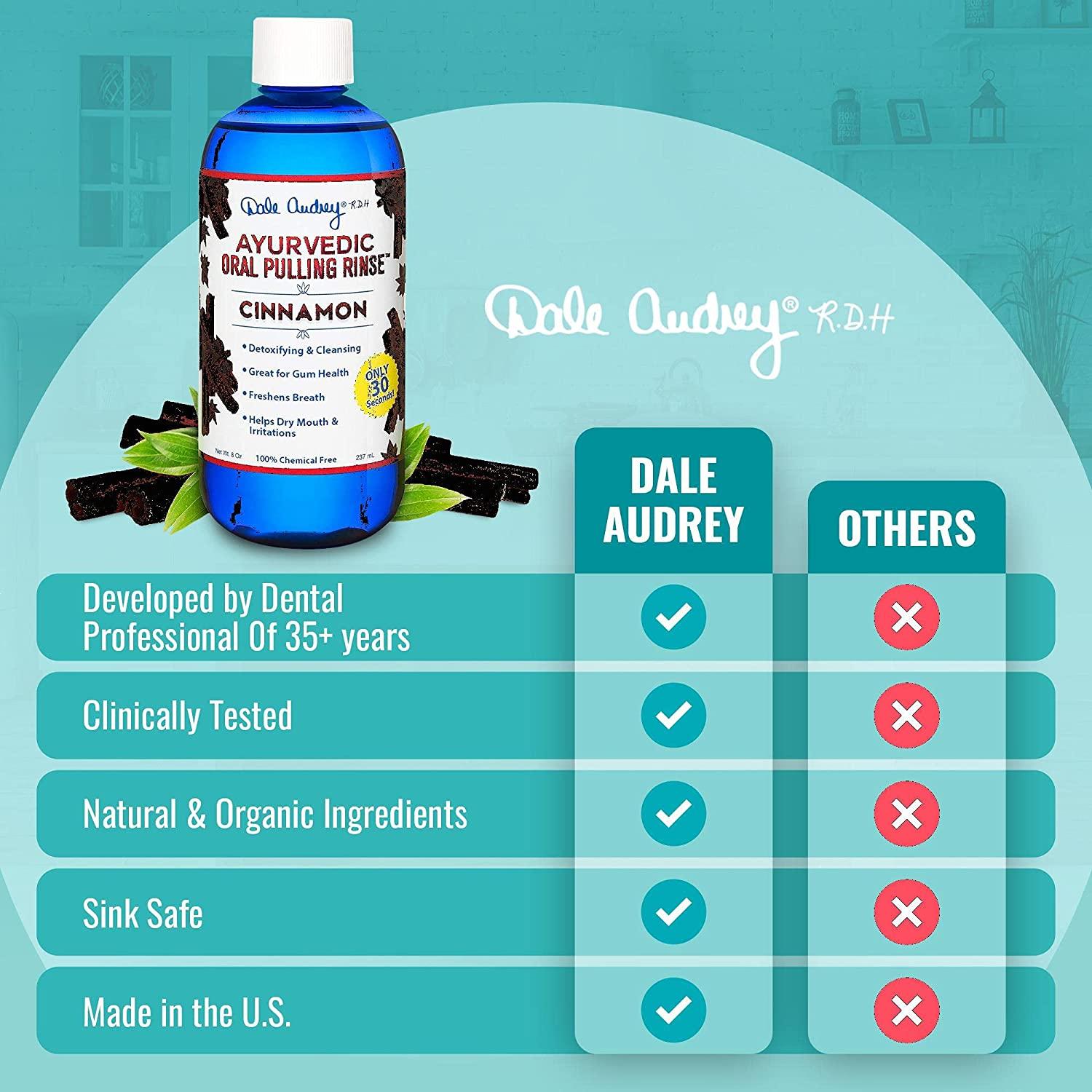 Dale Audrey Ayurvedic Oral Pulling Rinse | Natural Mouthwash for ...