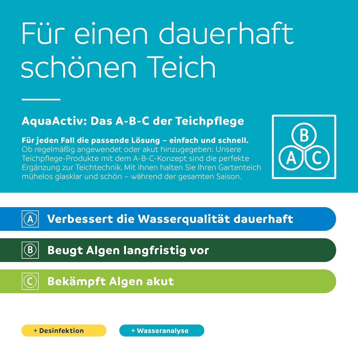 OASE 43140 Aquaactiv Pondclear 500 ml - Immediate Pond Care for ...