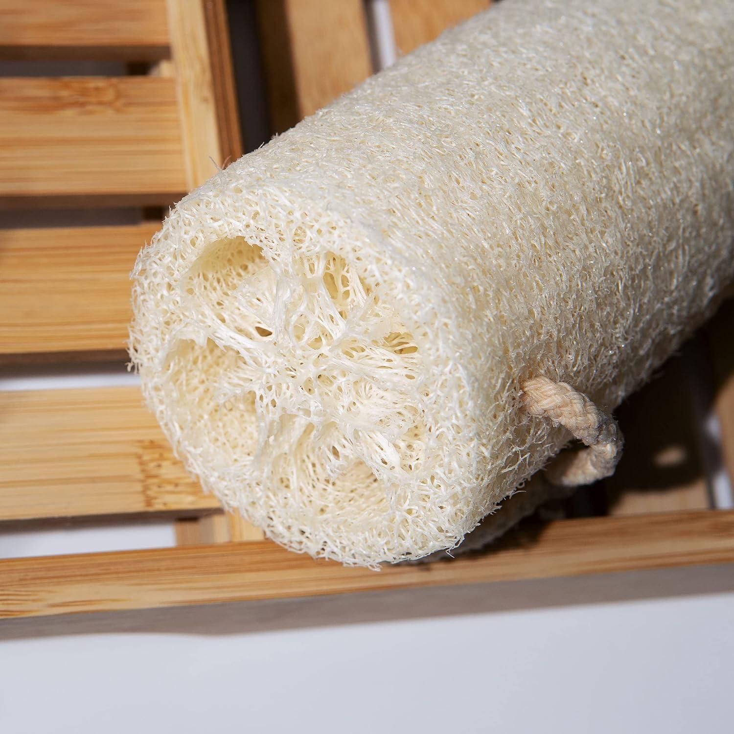 Organic Flat Loofah Sponge - Eco-Friendly Exfoliating Bath Sponge | Buy ...