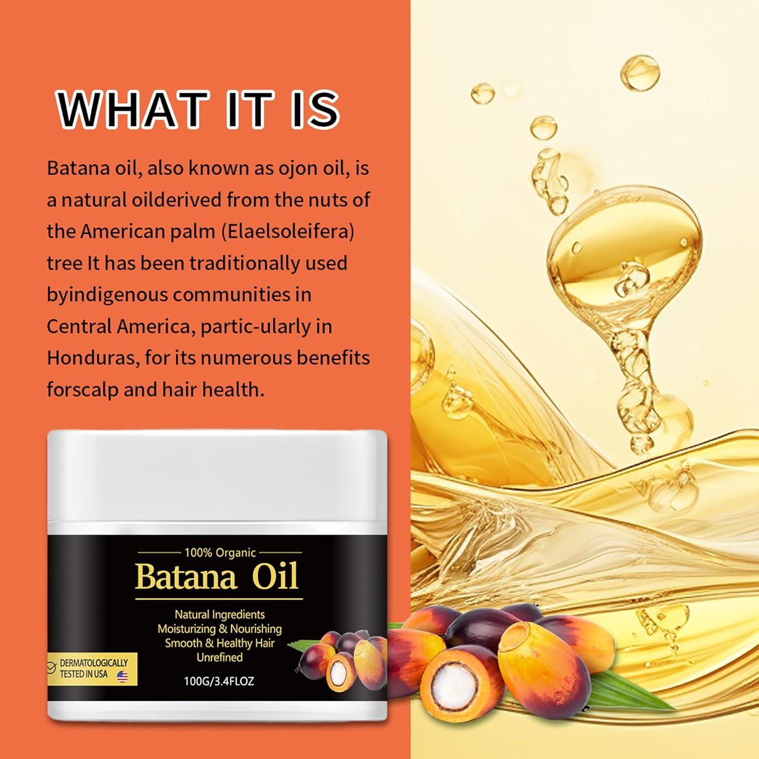 CCbeauty 100% Raw Batana Oil - Unrefined Hair Growth Oil from Honduras ...