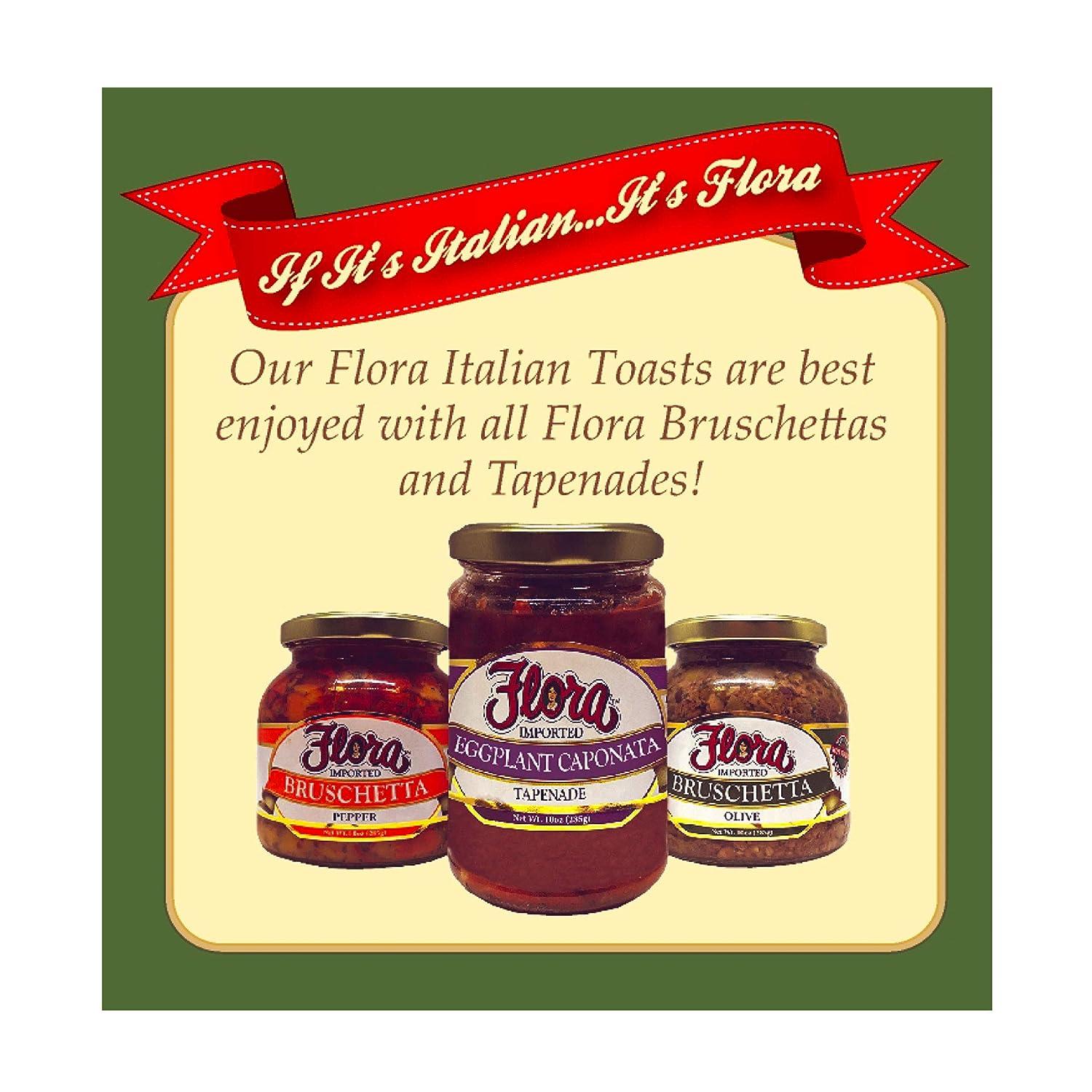 Flora Foods Italian 5 Grain Hard Toast - 36 Count | Authentic Italian ...