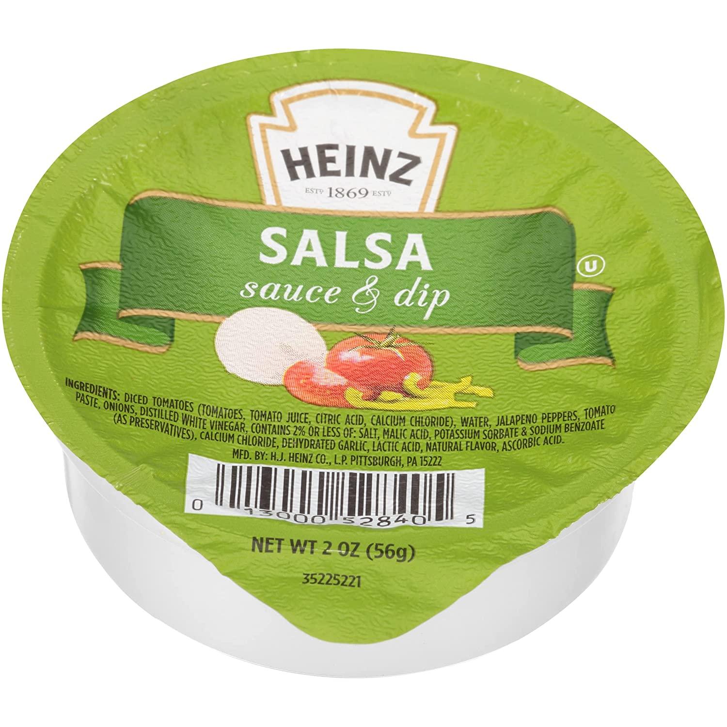 Heinz Salsa Single Serve Sauce & Dip (60 ct Pack - 2 oz Cups) | Buy Now ...