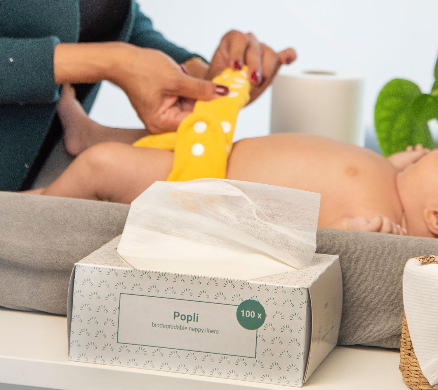 Buy Popolini Diaper Inserts - Eco-Friendly Popli Fleece for Cloth ...