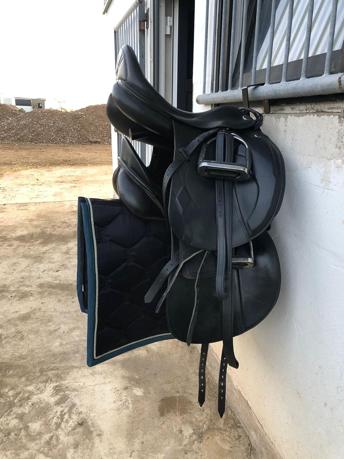 Foldable Horse Saddle Holder for 2 Saddles - Portable & Black ...