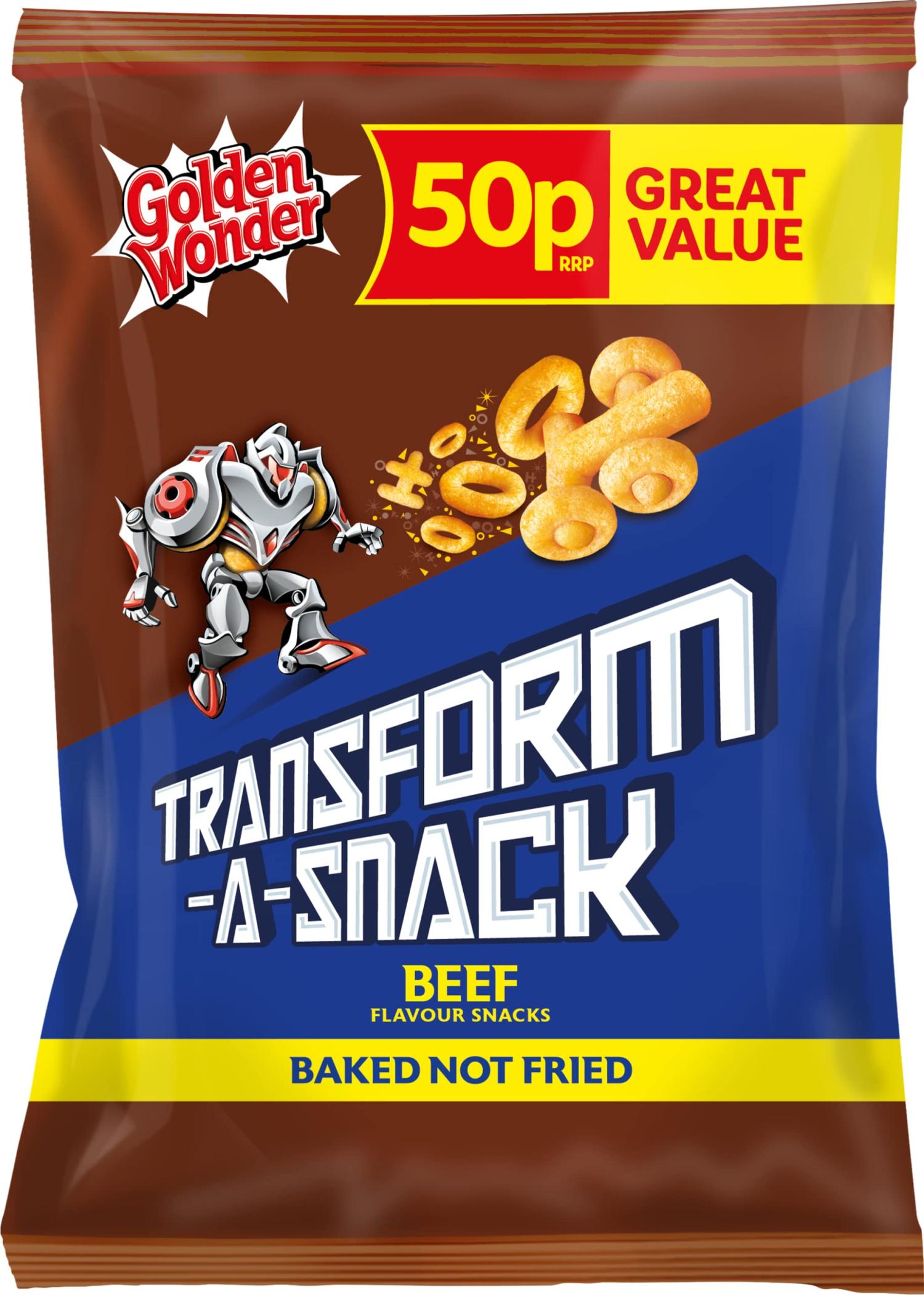 Golden Wonder Transform-a-Snack Beef 30 x 27g | Buy Now with Express ...