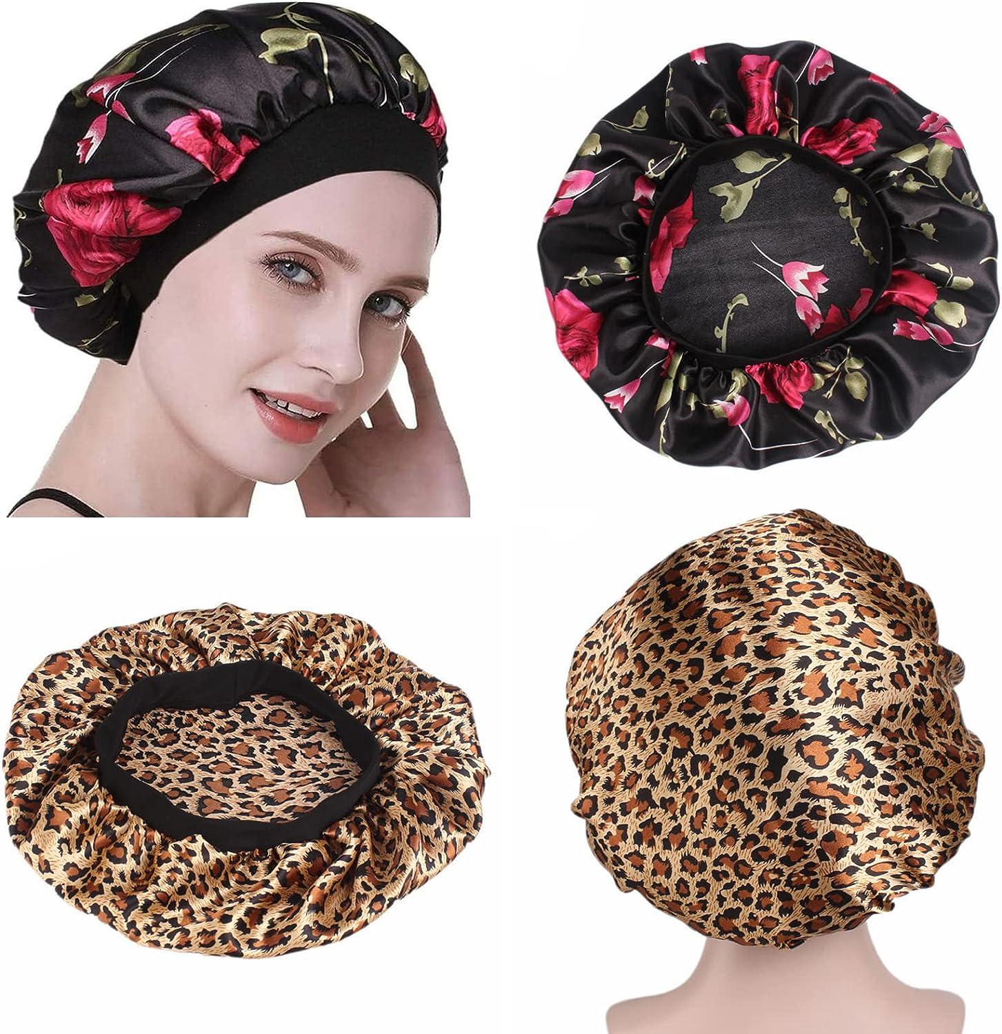 Tergy 12pcs Satin Bonnet Caps for Women Hair Bonnets for Sleeping ...