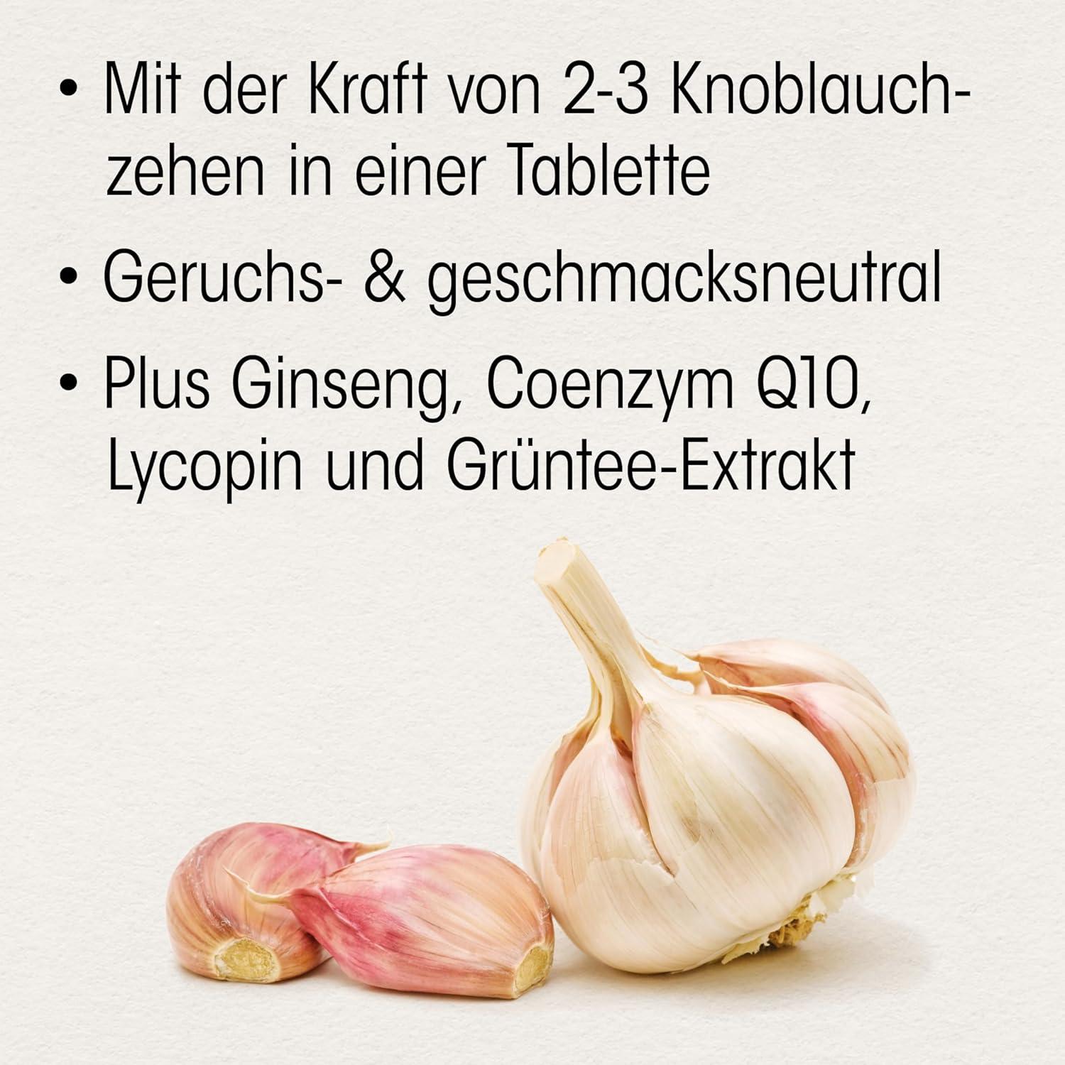 Dr. B hm Garlic 50 Plus - 30 Dragees for Heart Health Vessels ...