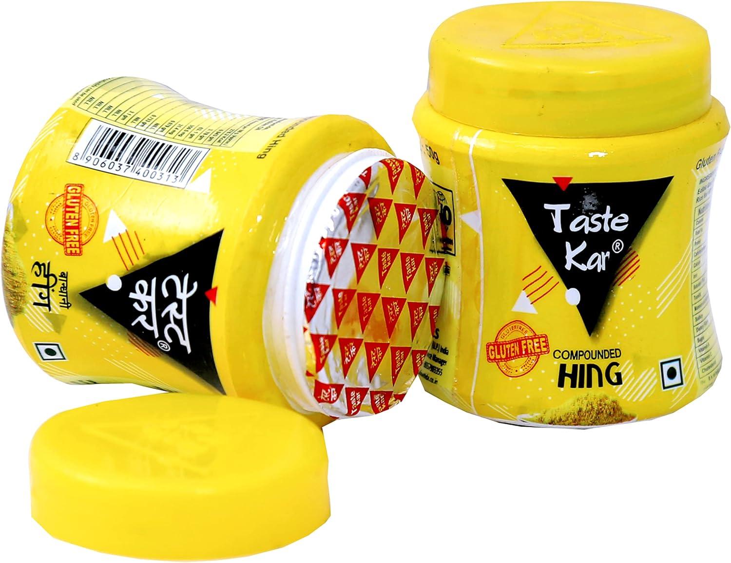 Tastekar Gluten Free Hing Compounded Asafoetida Heeng Powder 50gm ...