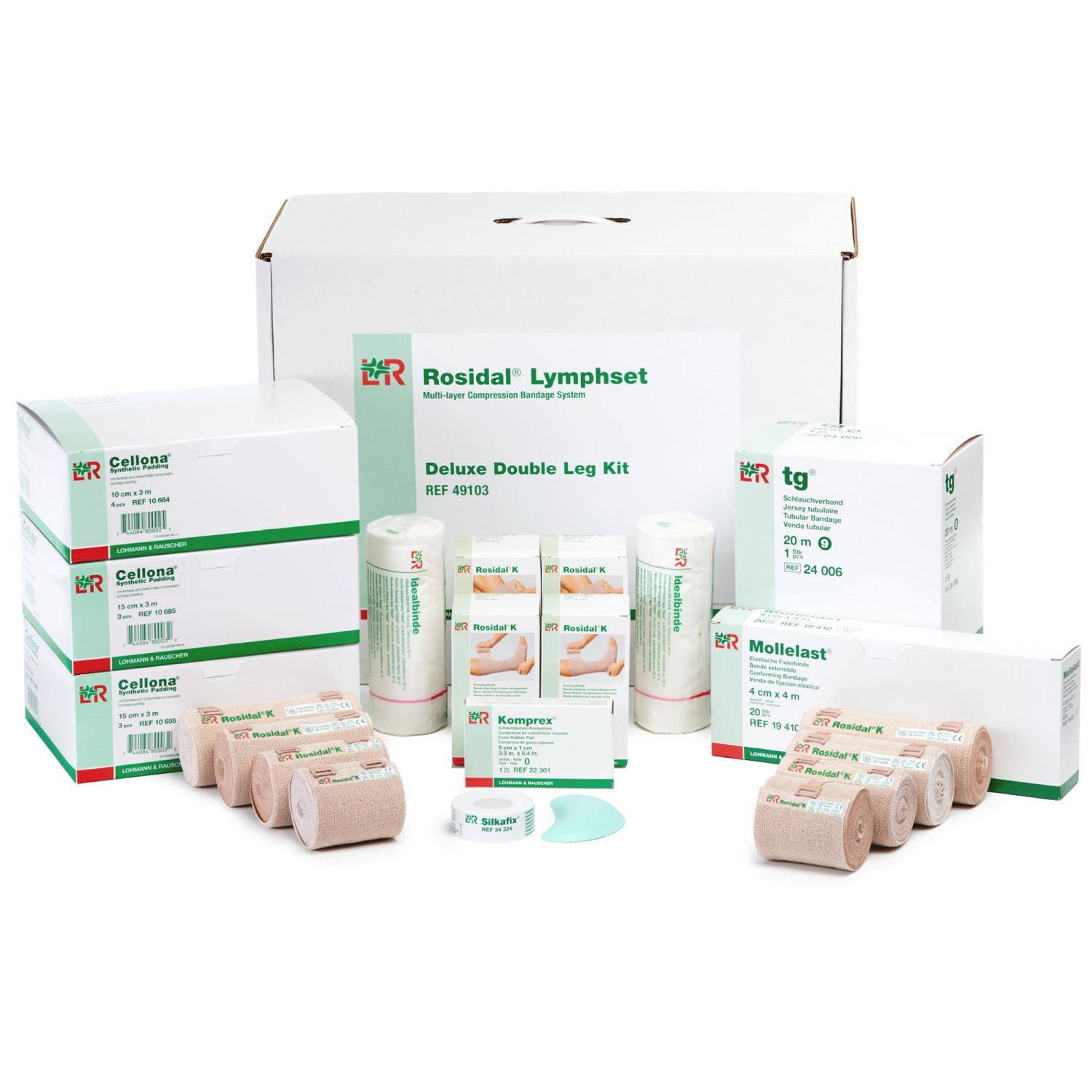 Lohmann & Rauscher Rosidal Lymphset Compression Bandaging Kit - Multi ...