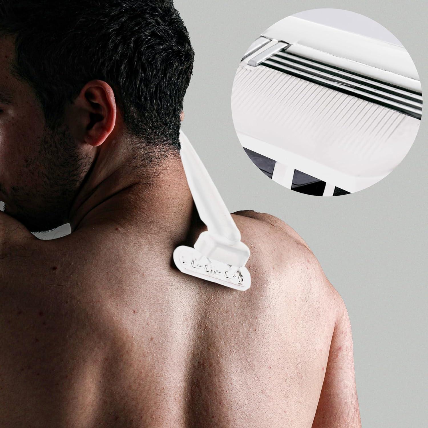 Durimi Back Razor for Men - Premium Ergonomic Full Body Hair Remover ...