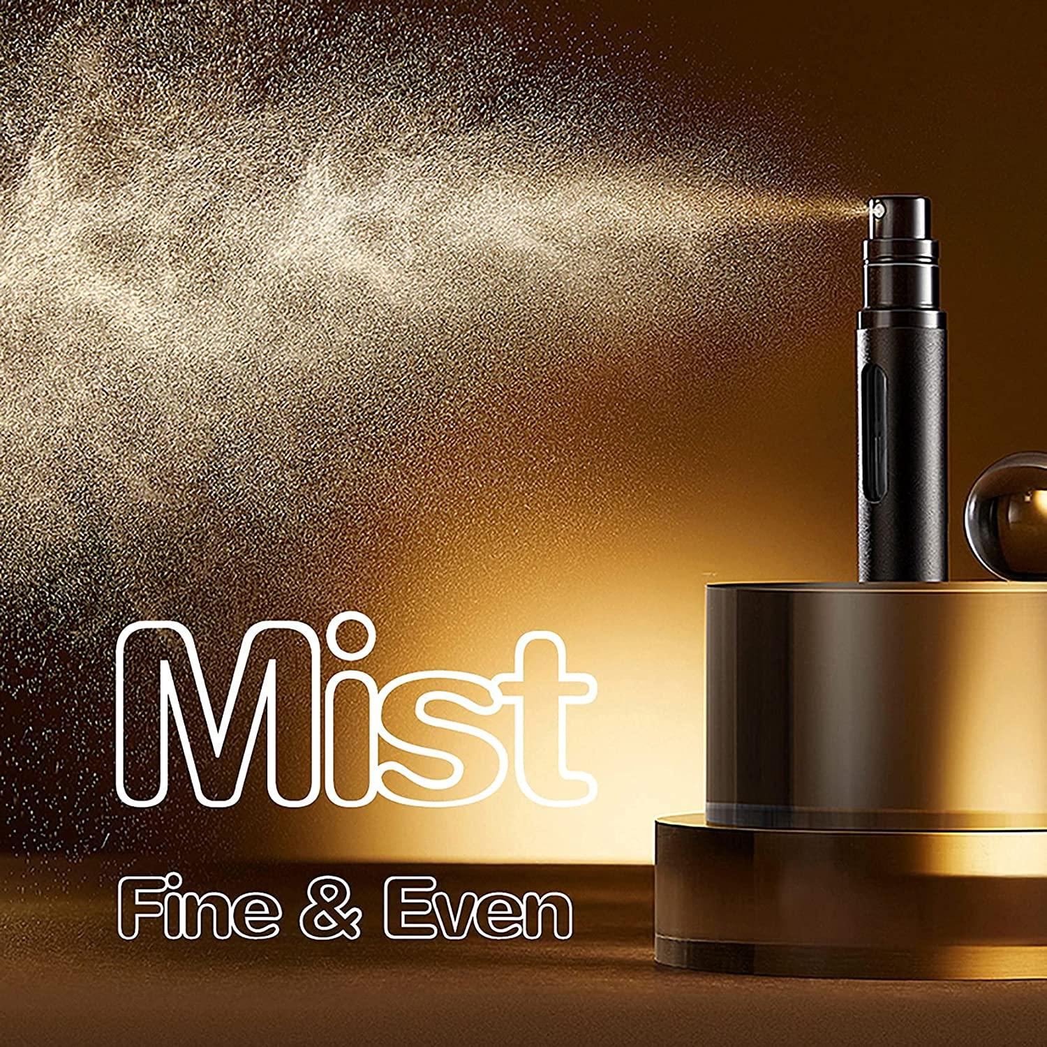 Perfume Atomizer Bottle, SixTmoon Portable Mini Refillable Empty ...