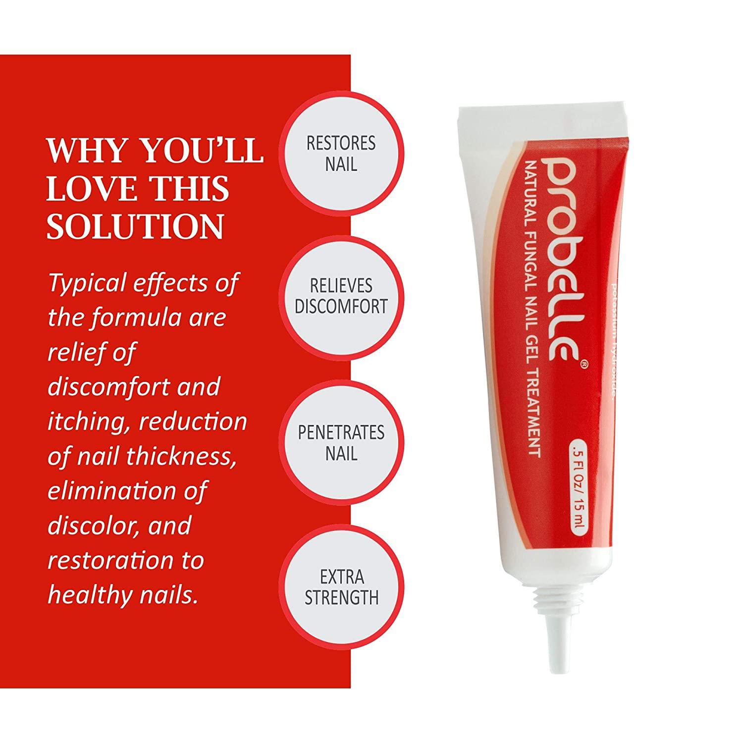 Probelle Extra Strength Natural Nail Fungus Treatment 0.5 Fl Oz ...