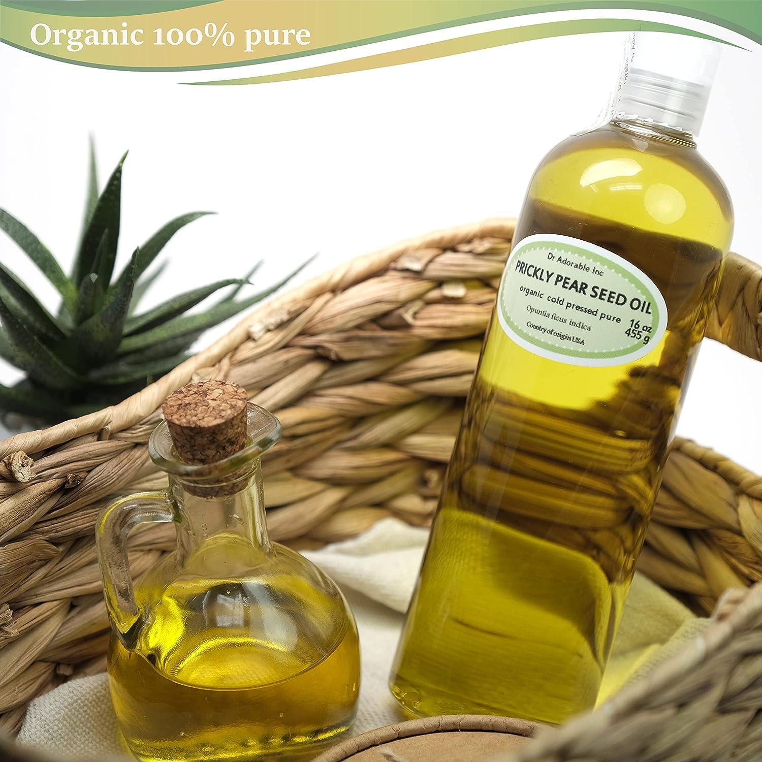 16 oz Prickly Pear Seed Oil - 100% Pure Cold Pressed by Dr. Adorable ...