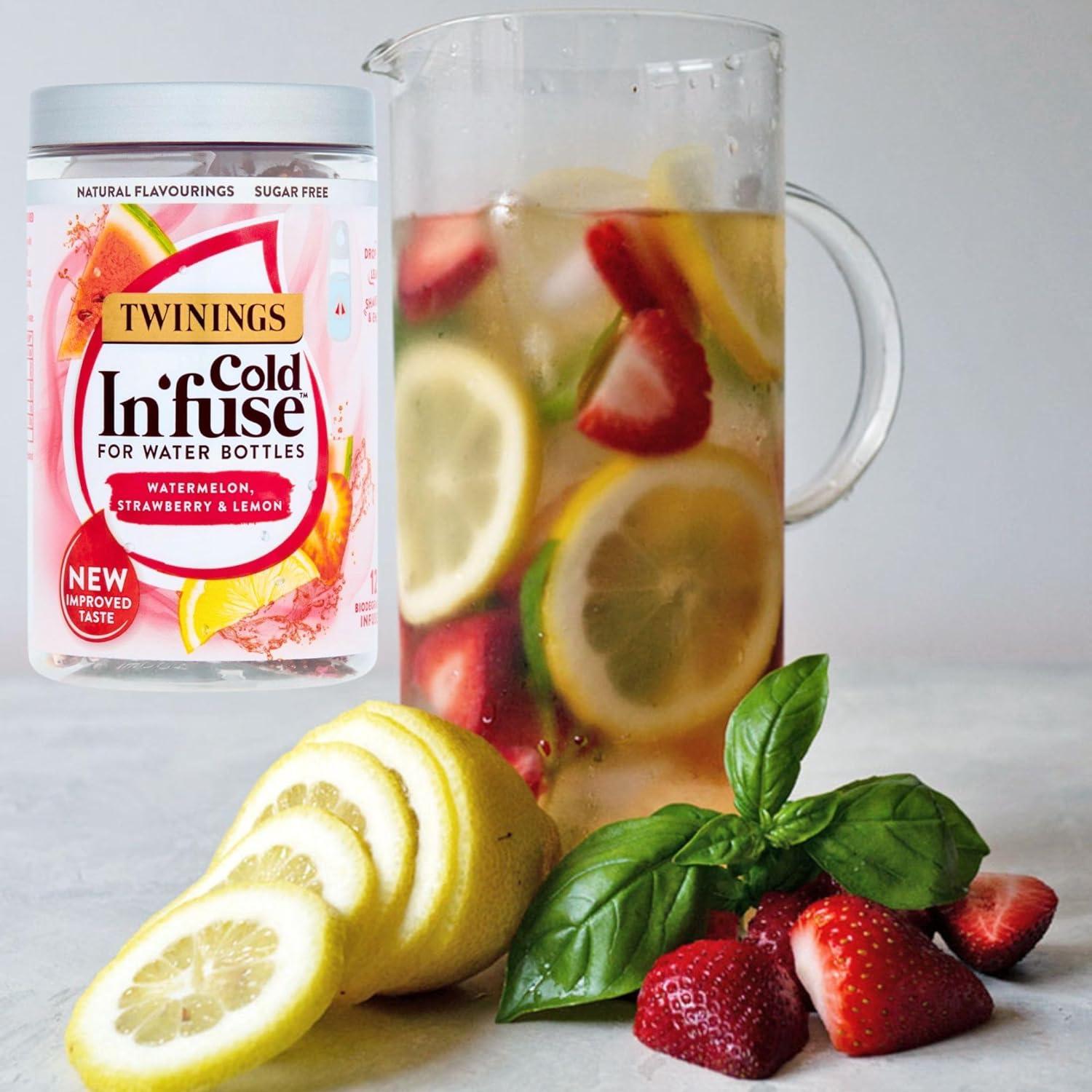 3 Pack Selection of Twinnings Cold In'Fuse | 3 Flavours 36 Infusers for ...