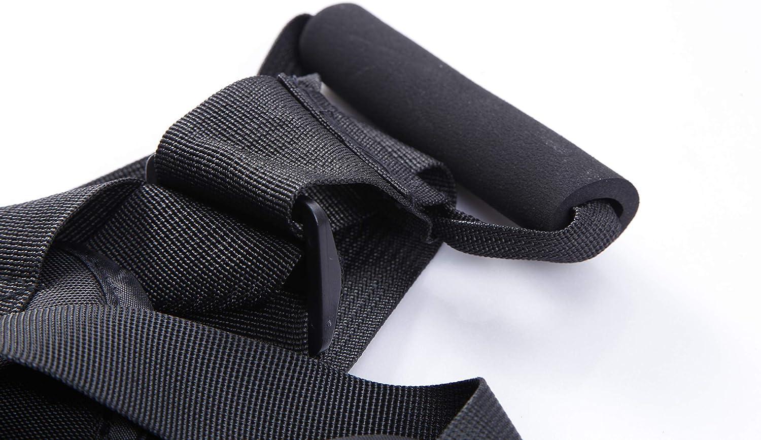 RekoTandem Child Motorcycle Safety Harness - Black | Reflective Handles ...