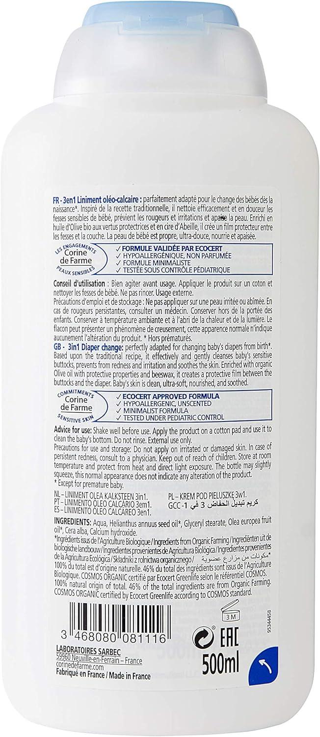 Corine de Farme Oil Limescale Liniment | Baby Changing Care | Organic ...