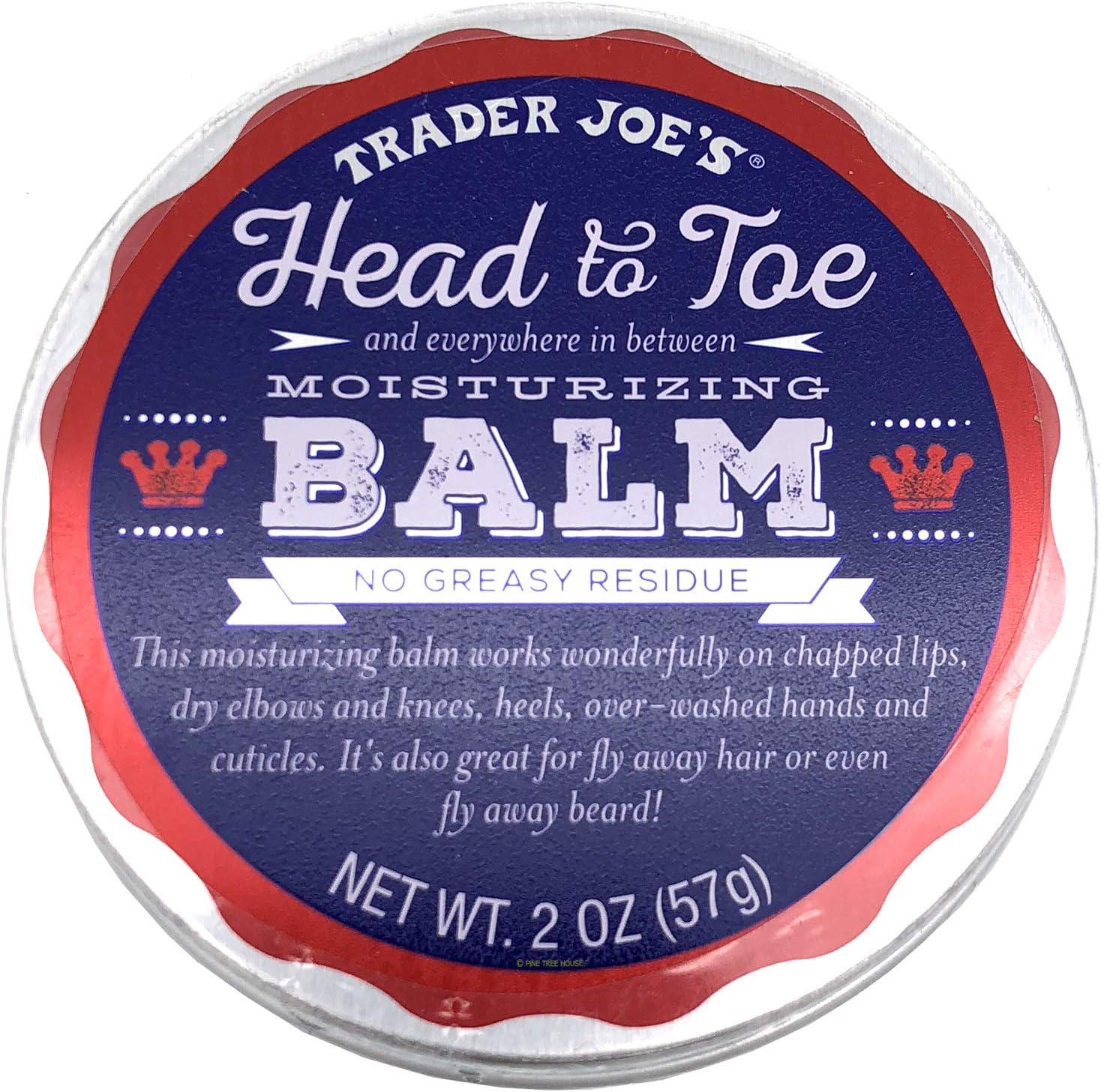 Trader Joe's Head to Toe Moisturizing Balm and Beard Balm 2oz 3-Pack ...