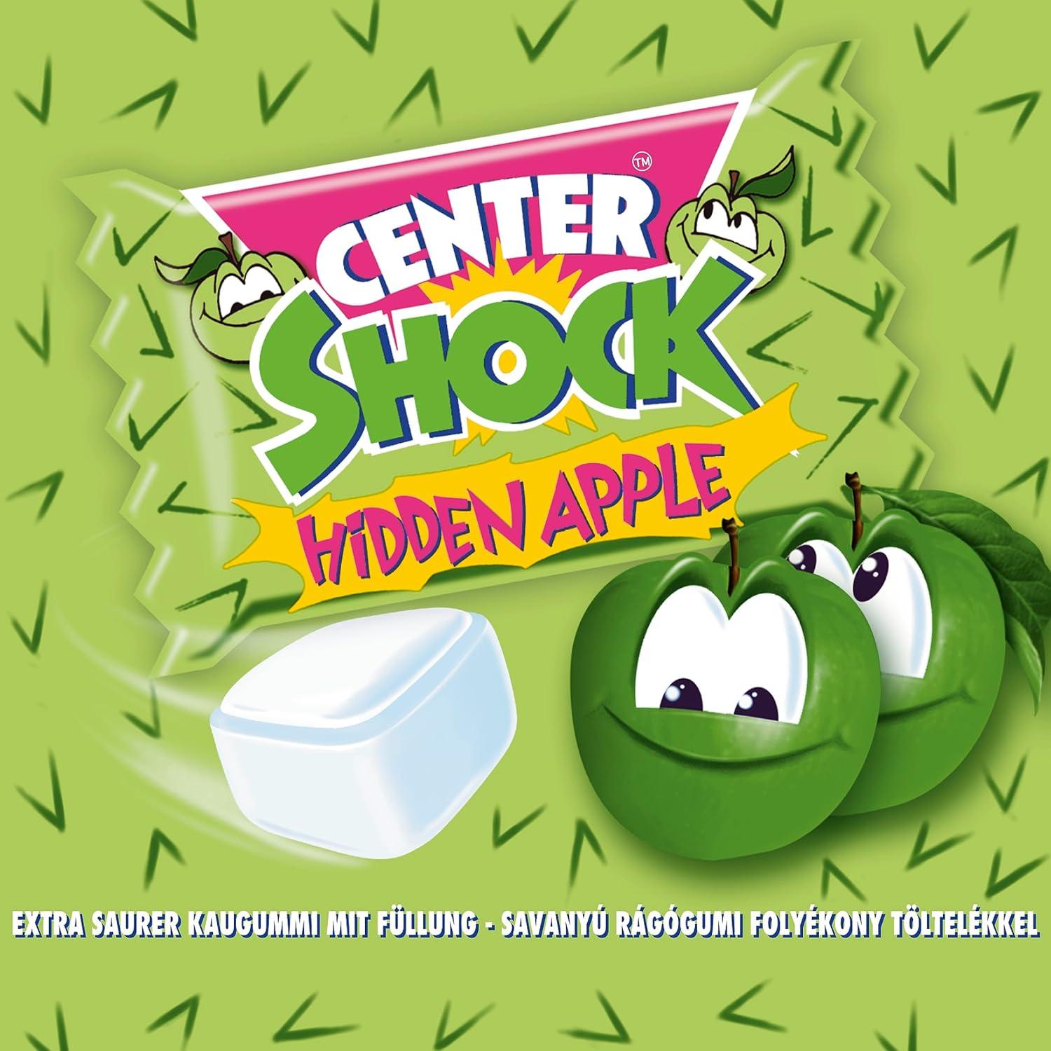 Center Shock Hidden Apple Chewing Gum - 100 Pack | Fruity Party Treats ...