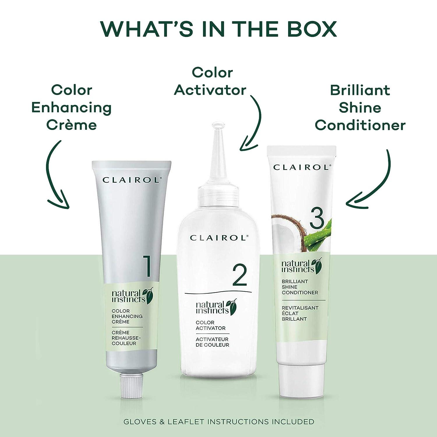 Clairol Natural Instincts 7RG Dark Rose Gold Blonde Hair Dye - 5.85 Fl ...