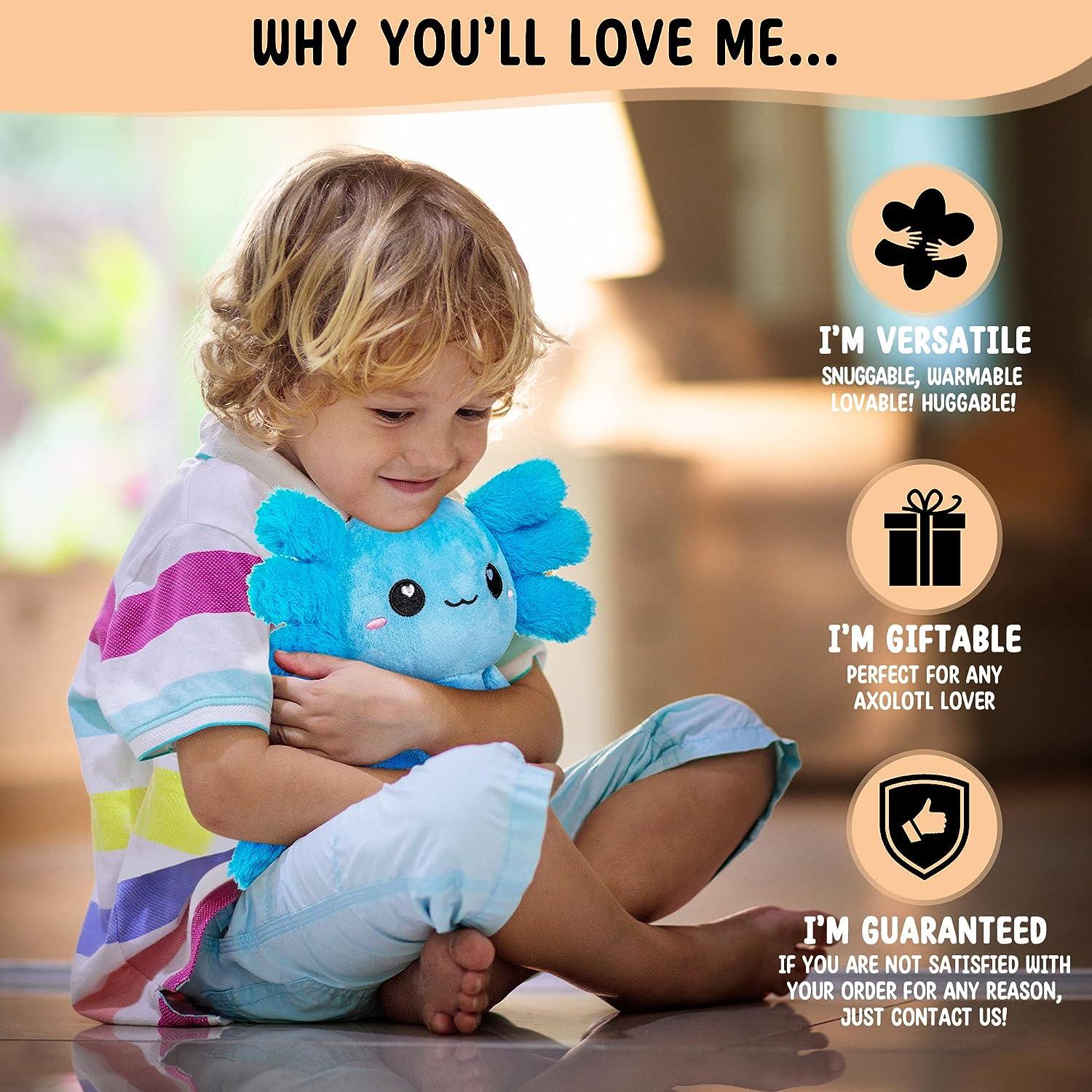 Axolotl Microwavable Heating Pad for Women and Kids - Cute Soft Cozy ...