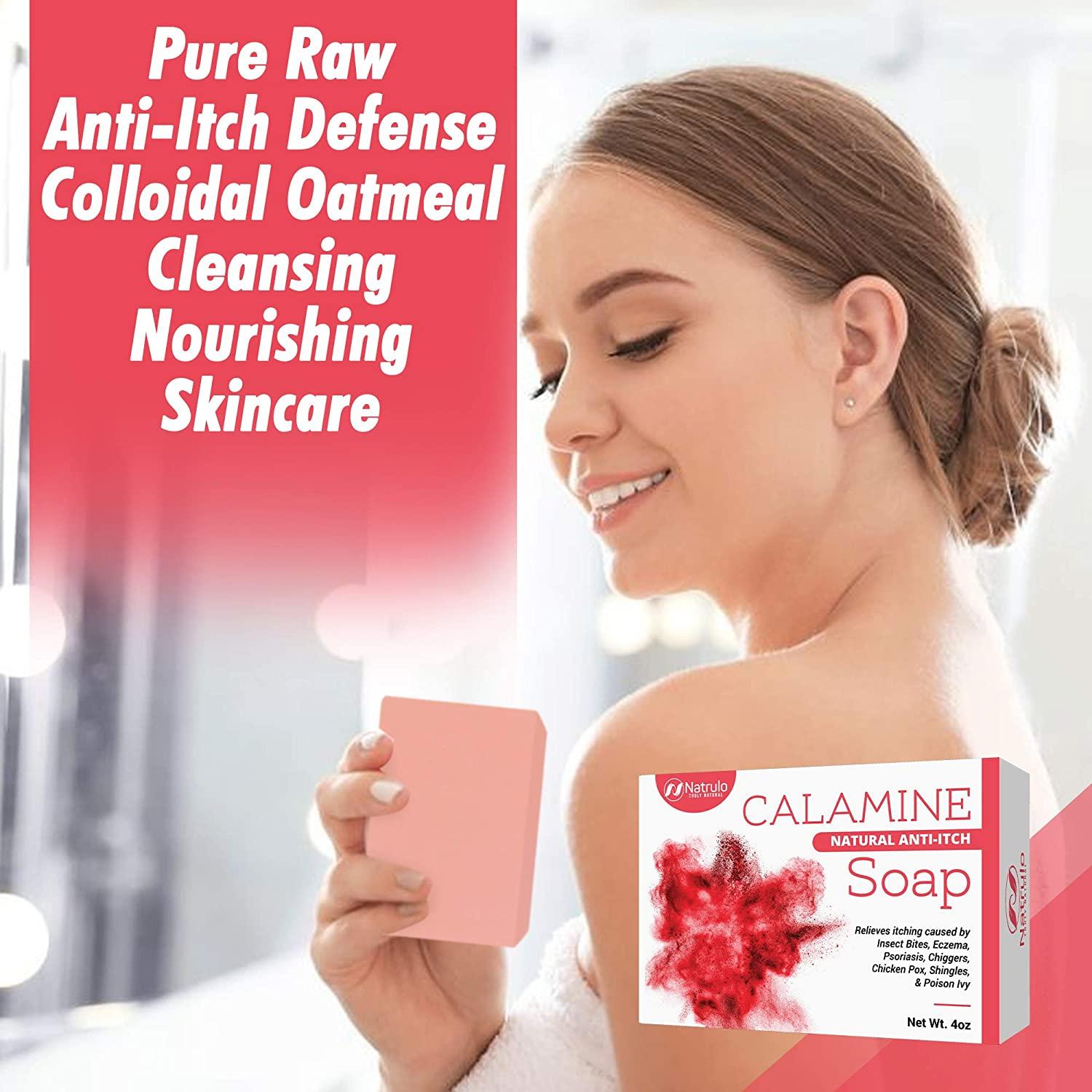 Calming Calamine Soap for Instant Itch Relief - Ideal for Bug Bites ...