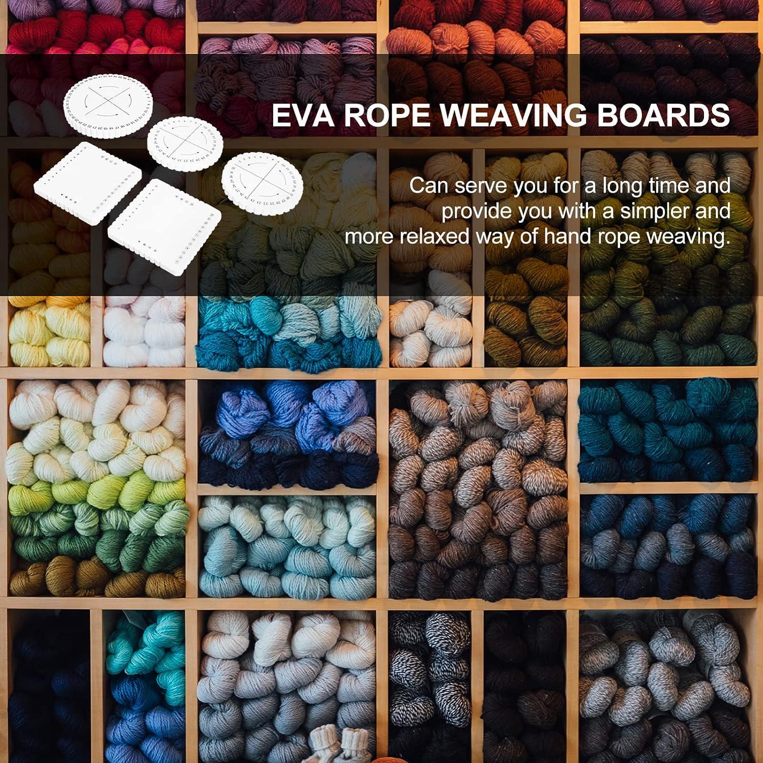 5pcs Plate Braided Disc Handmade Knitting Fine Thread Kit - Kumihimo ...