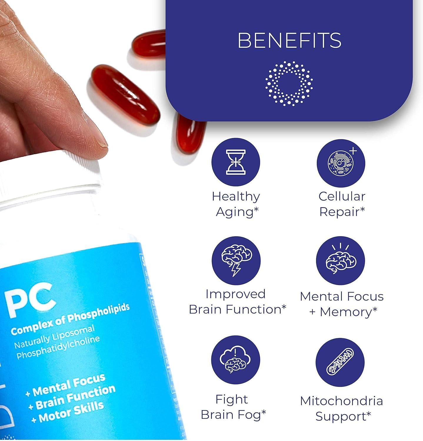 BodyBio PC Phospholipids and Flaxseed Oil Capsules | High Absorption ...