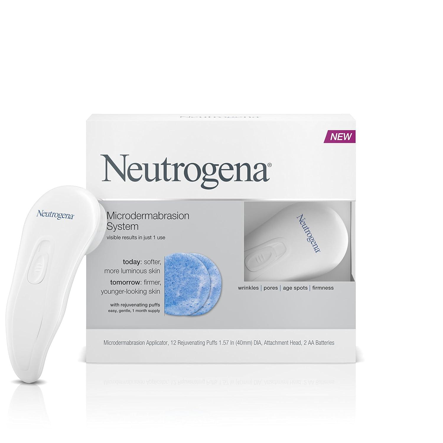Neutrogena Microdermabrasion Starter Kit At-Home Exfoliating Facial ...