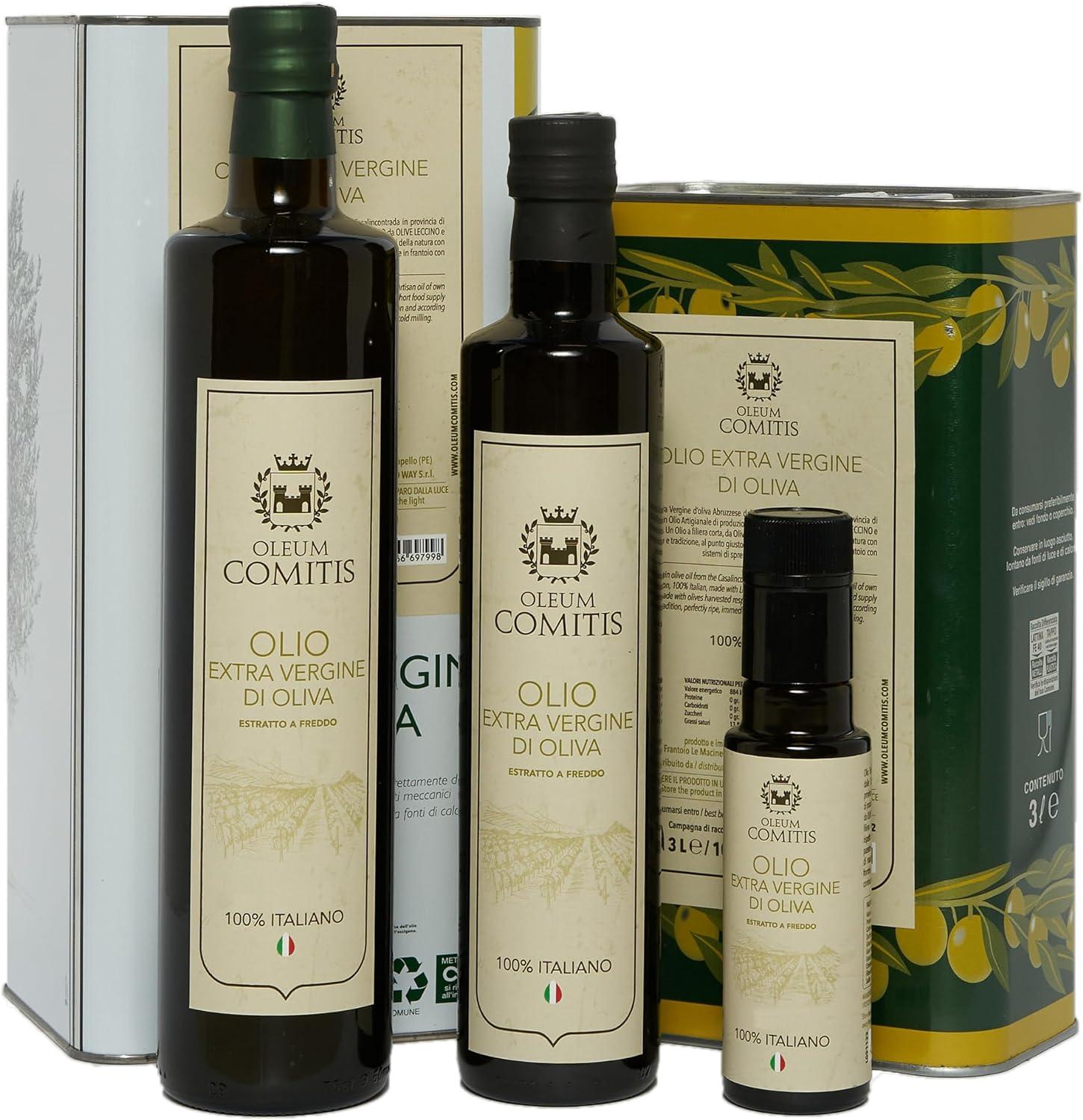Oleum Comitis 100% Italian Cold Pressed Extra Virgin Olive Oil - 750ml ...