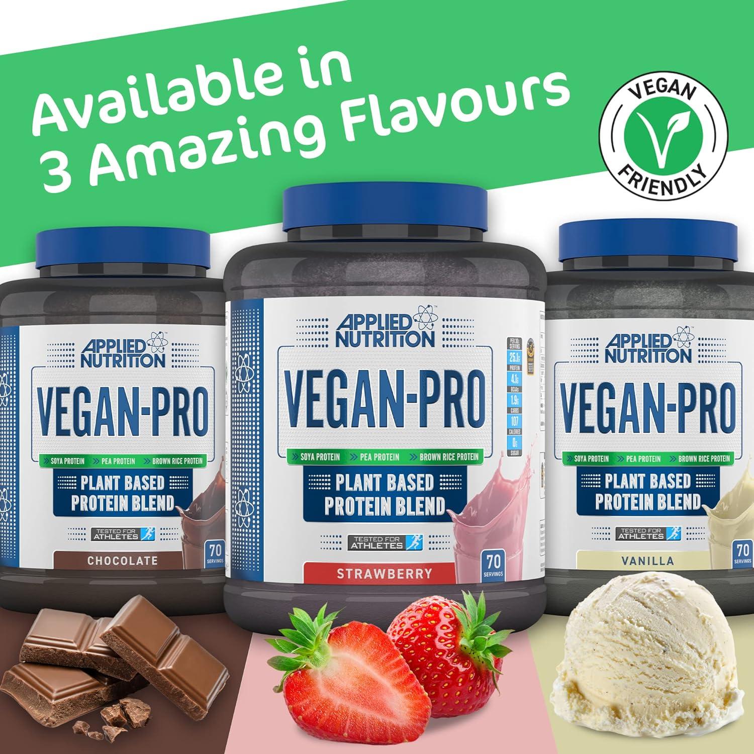 Applied Nutrition Vegan Pro Vanilla Plant Based Protein Powder 2.1kg ...
