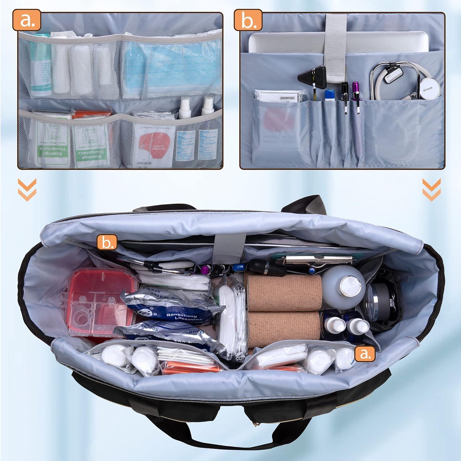Durable Nurse Work Bag - Damero Utility Tote for Women | Ideal for ...