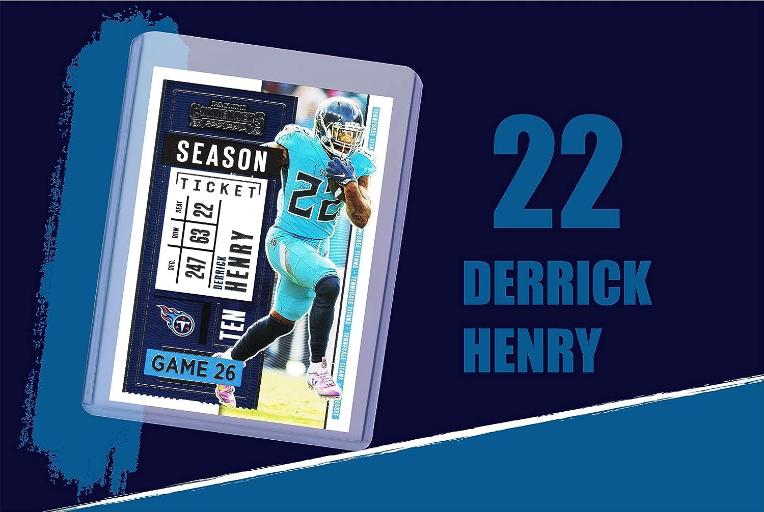 Derrick Henry Football Cards Assorted (5) Bundle - Tennessee Titans ...