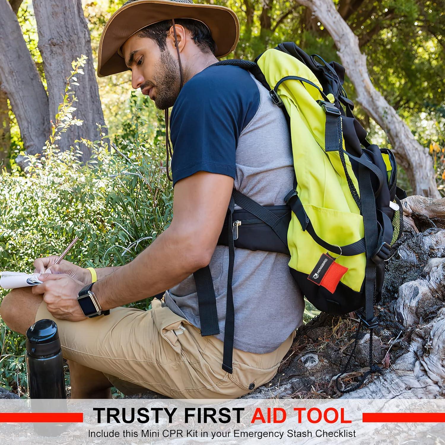 Hengbird CPR Face Shield Key Rings Emergency Ventilation Masks for ...