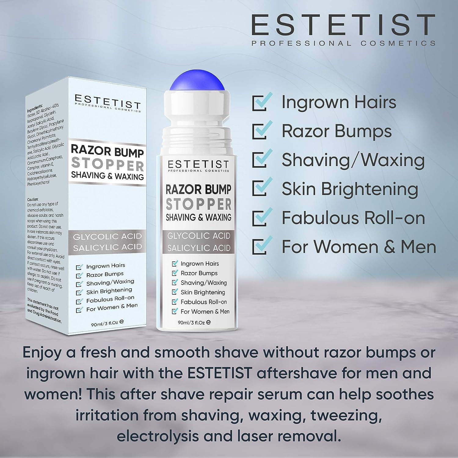 ESTETIST Razor Bump Stopper Solution with Salicylic Acid & Glycolic ...