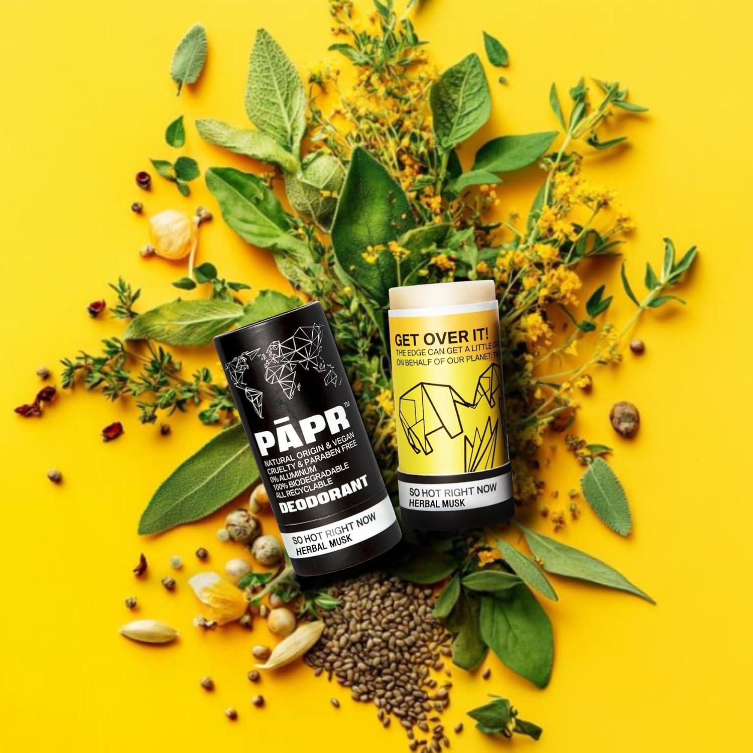 PAPR - Nature Powered Clinically Proven All Natural Deodorant in Zero ...