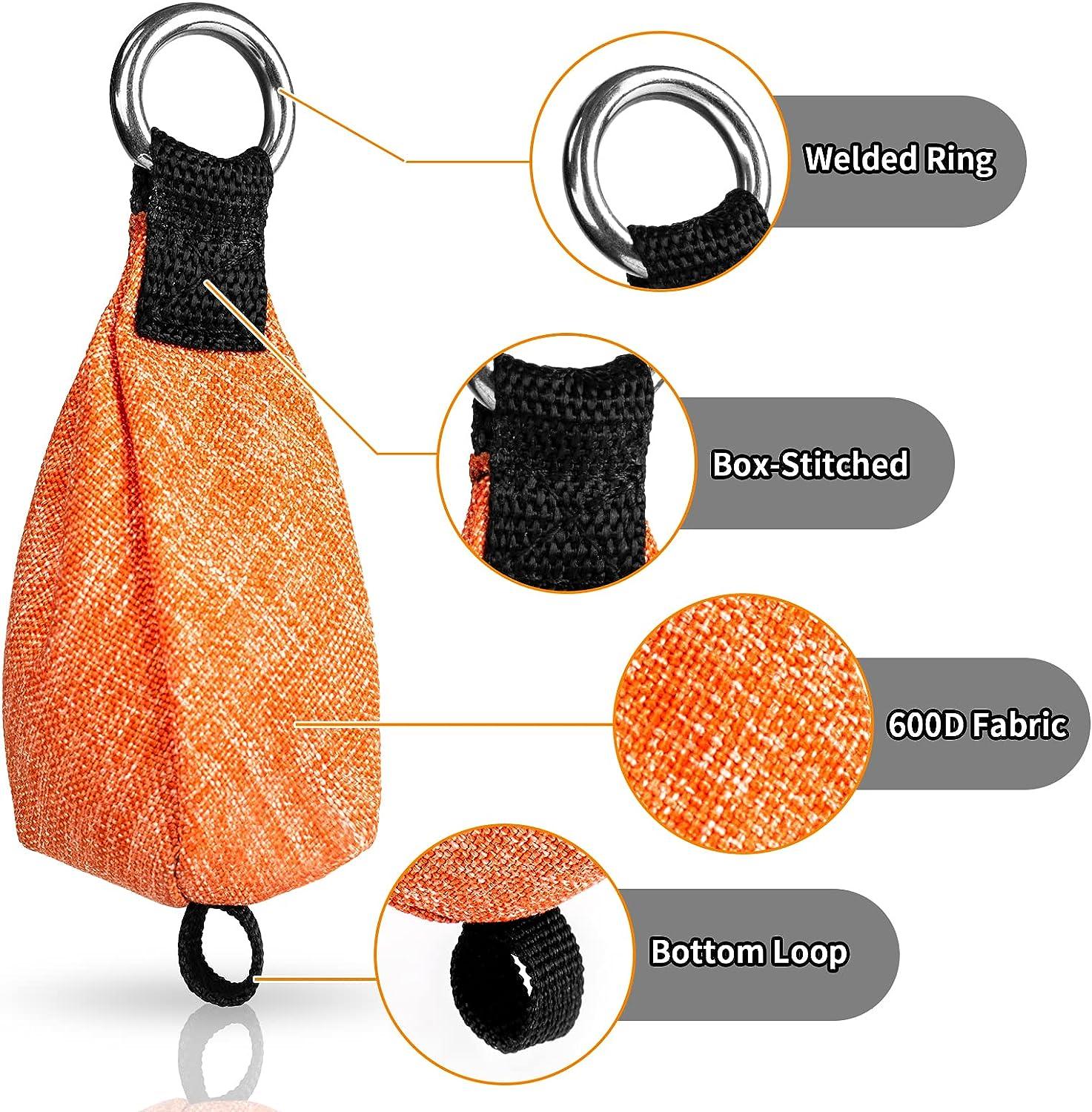 Dawitrly Arborists Throw Weight Bag with D-Ring for High Limb Throwing ...