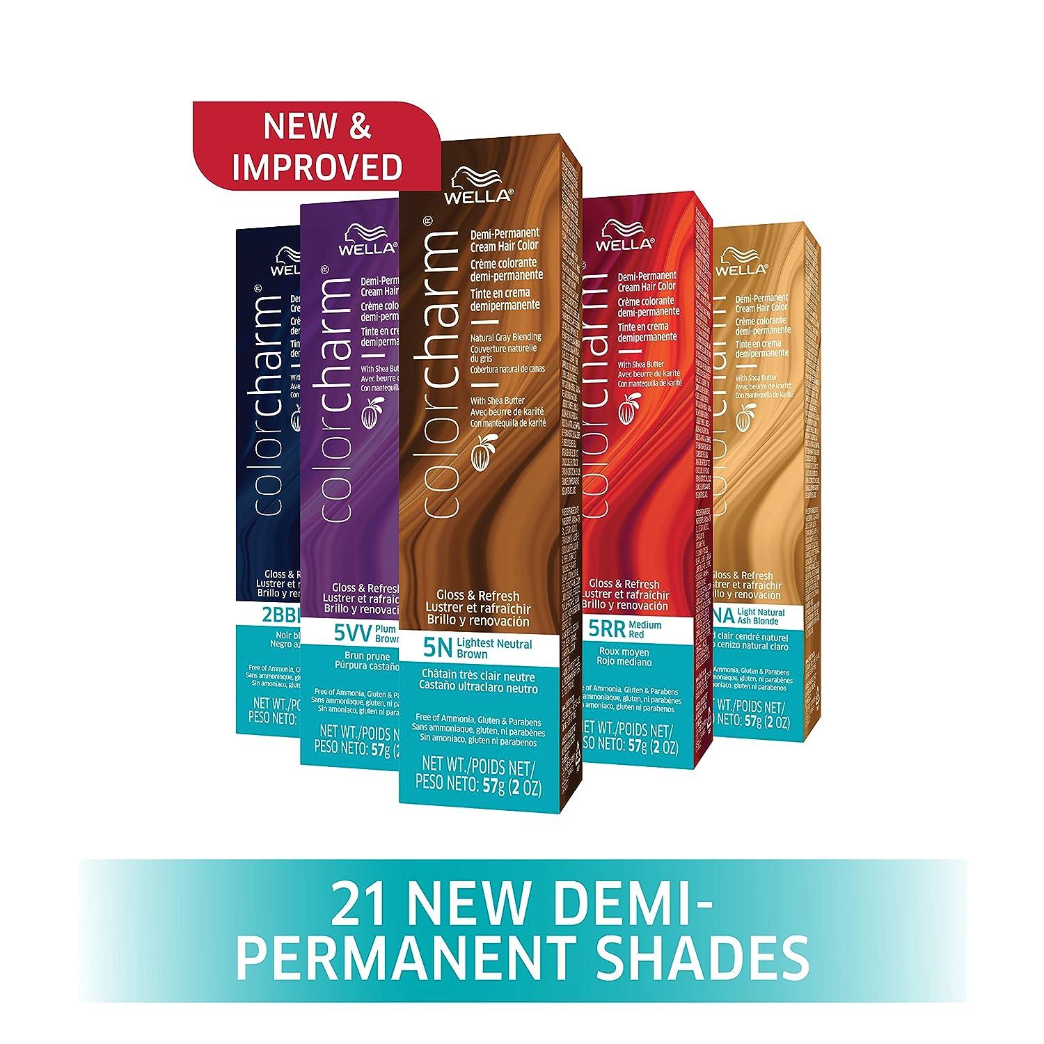 WELLA Colorcharm 2BBL Blue Black Hair Dye - Vibrant and Long-Lasting ...