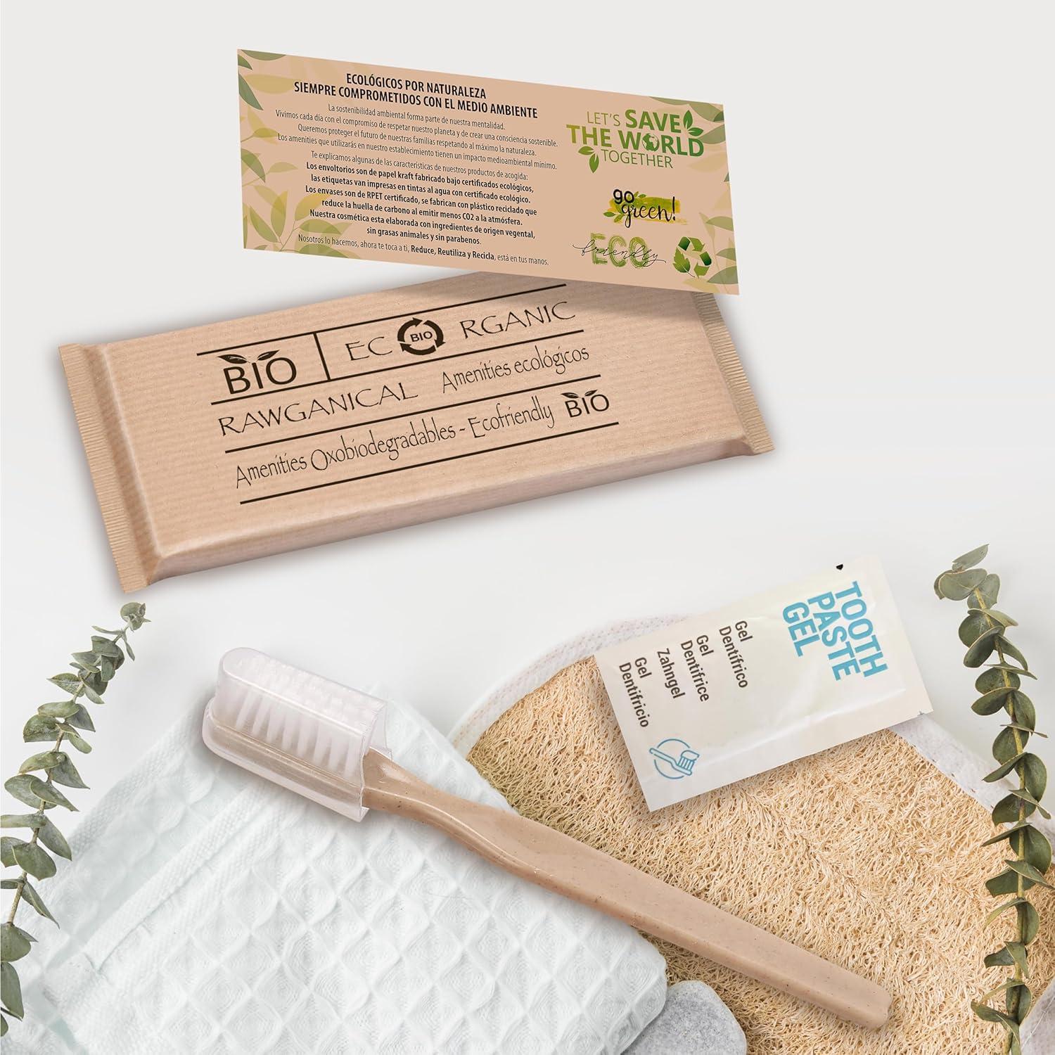 Eco-Friendly Dental Set - Individually Packaged Toothbrush & Toothpaste ...