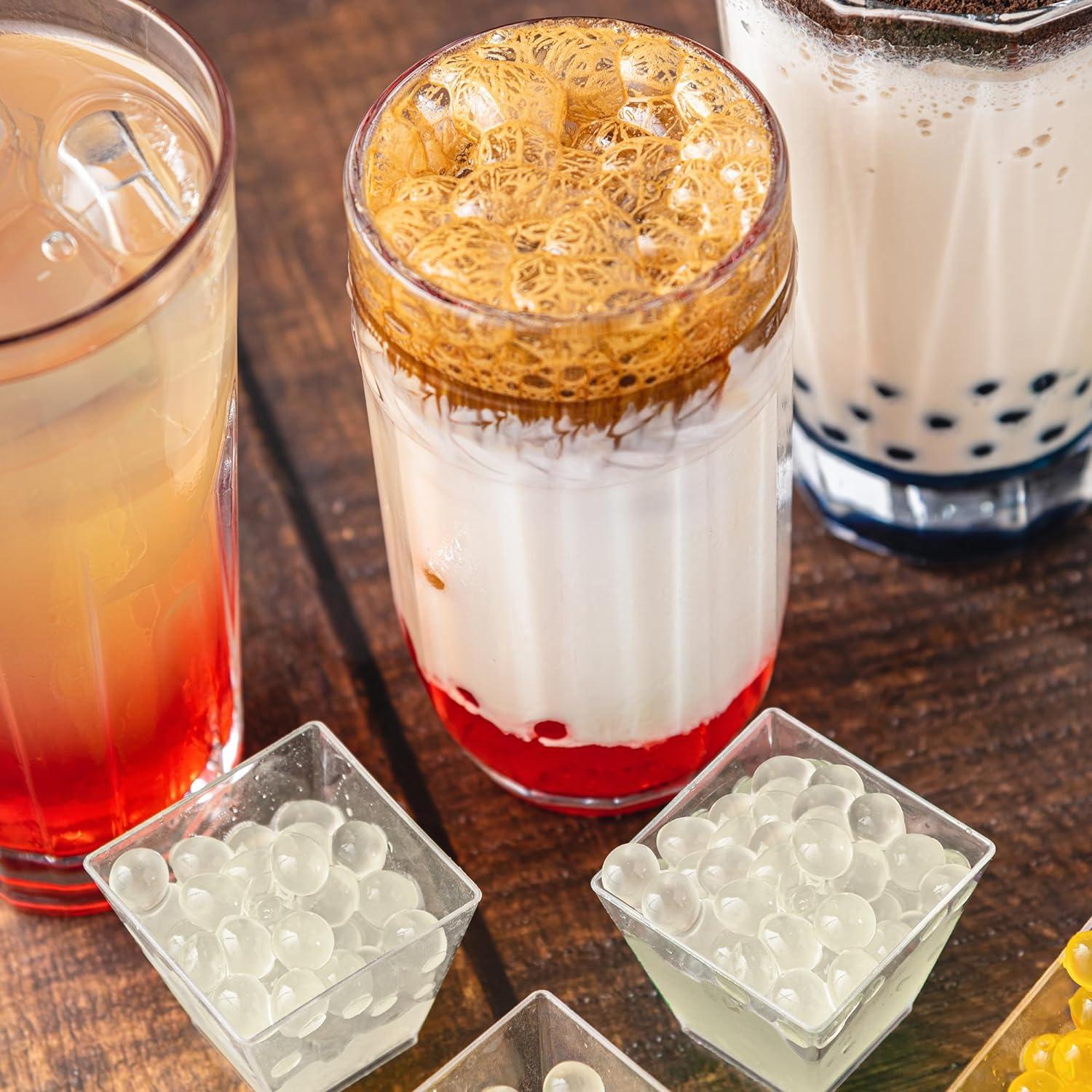 BODUO Crystal Boba for Bubble Tea Drink 2Kg | Chewy Boba Balls for Milk ...