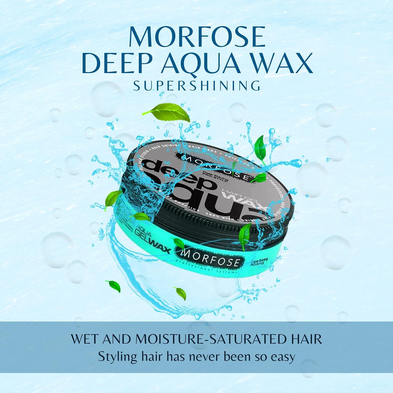 Morfose Aqua Hair Wax 175ml - Deep Aqua Styling Wax | Buy Now with ...