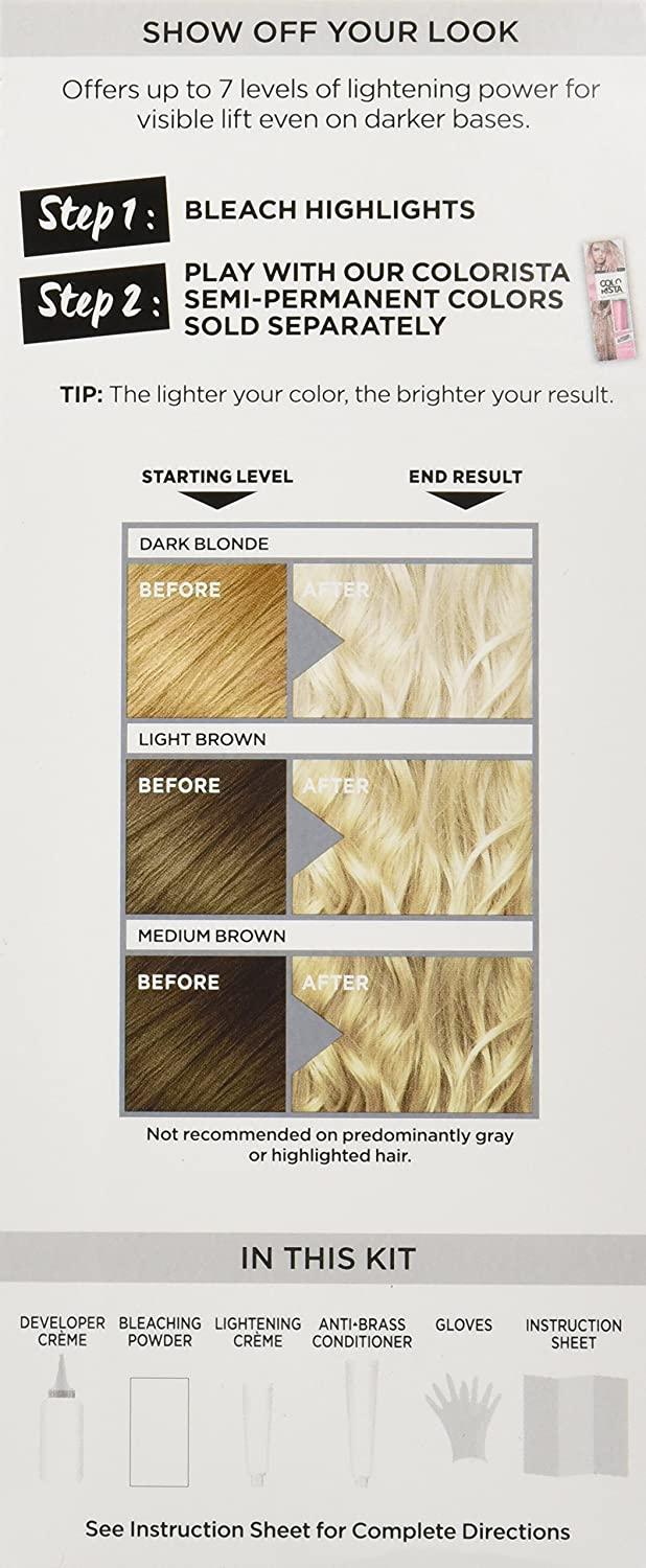 L'Oreal Paris Colorista Bleach All Over 1 Count - Professional Hair ...