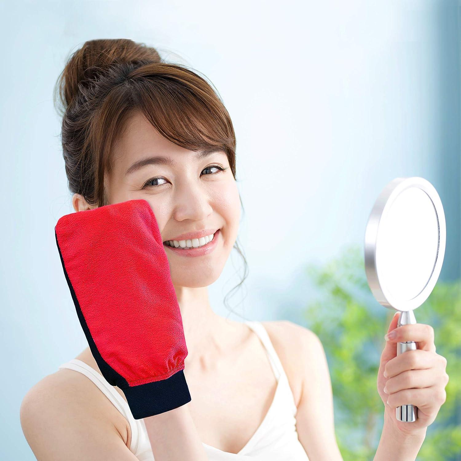 Luxury Exfoliating Mitt for Smooth, Flawless Skin | Premium Scrubbing ...