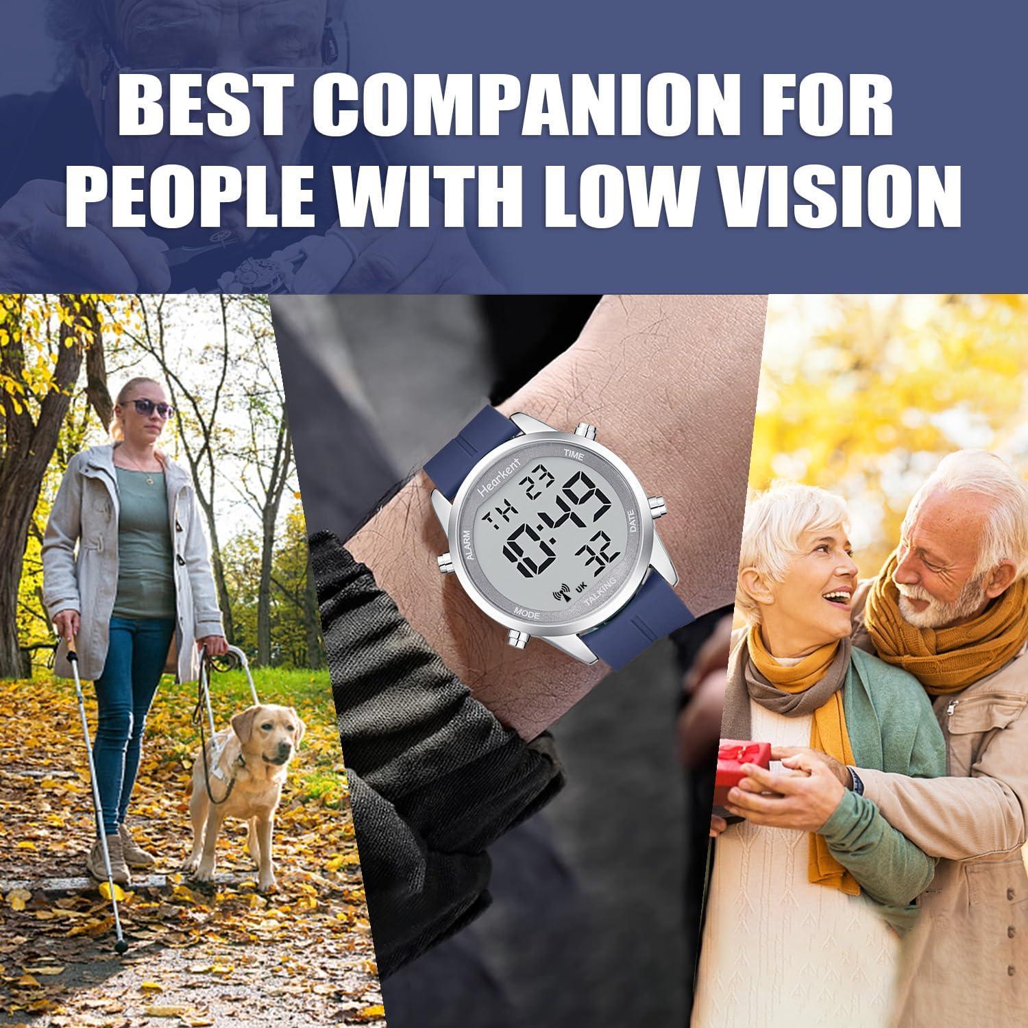 Hearkent Atomic Digital Talking Watch | British English Speaking | Big ...