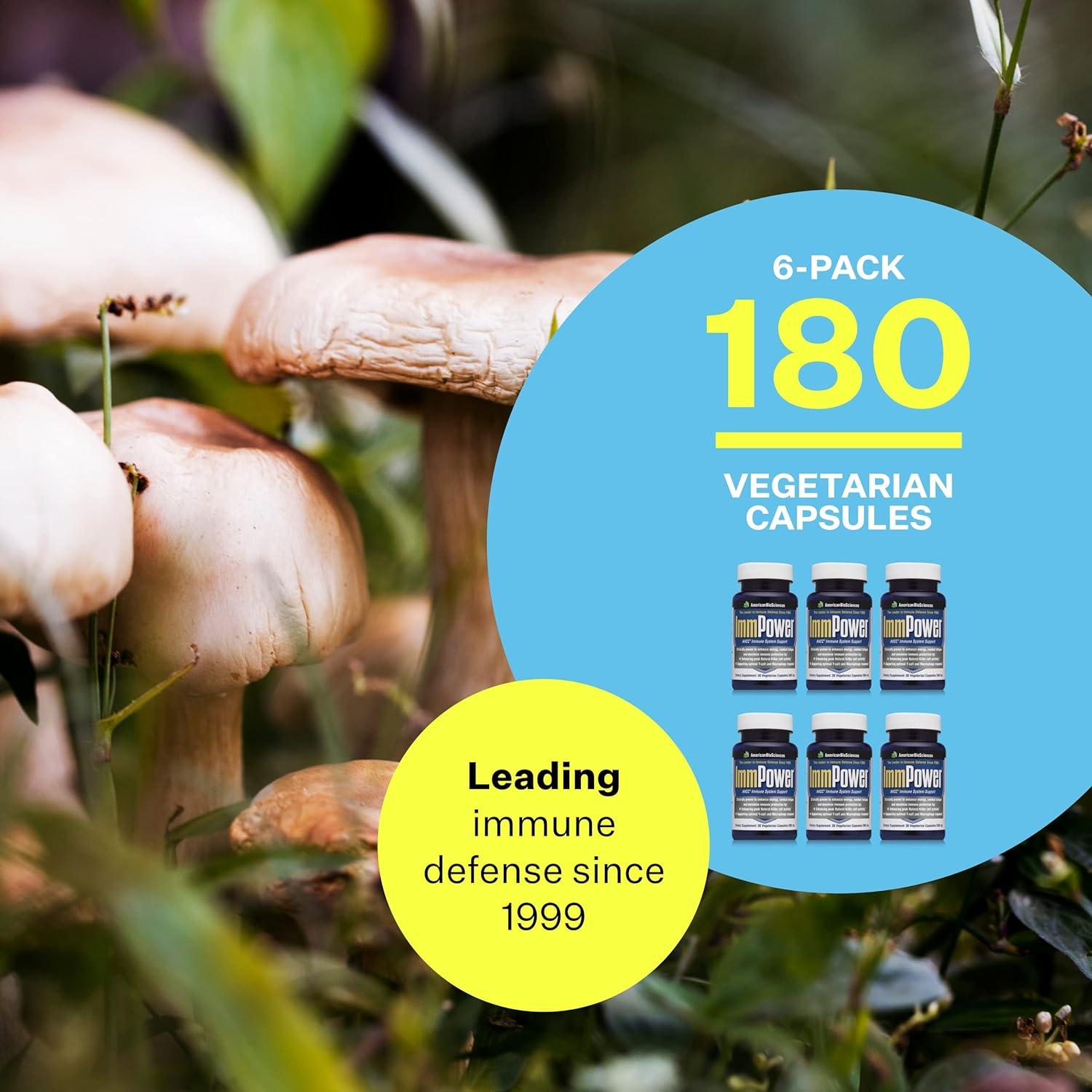 American BioSciences ImmPower AHCC Mushroom Supplement 30 Capsules ...