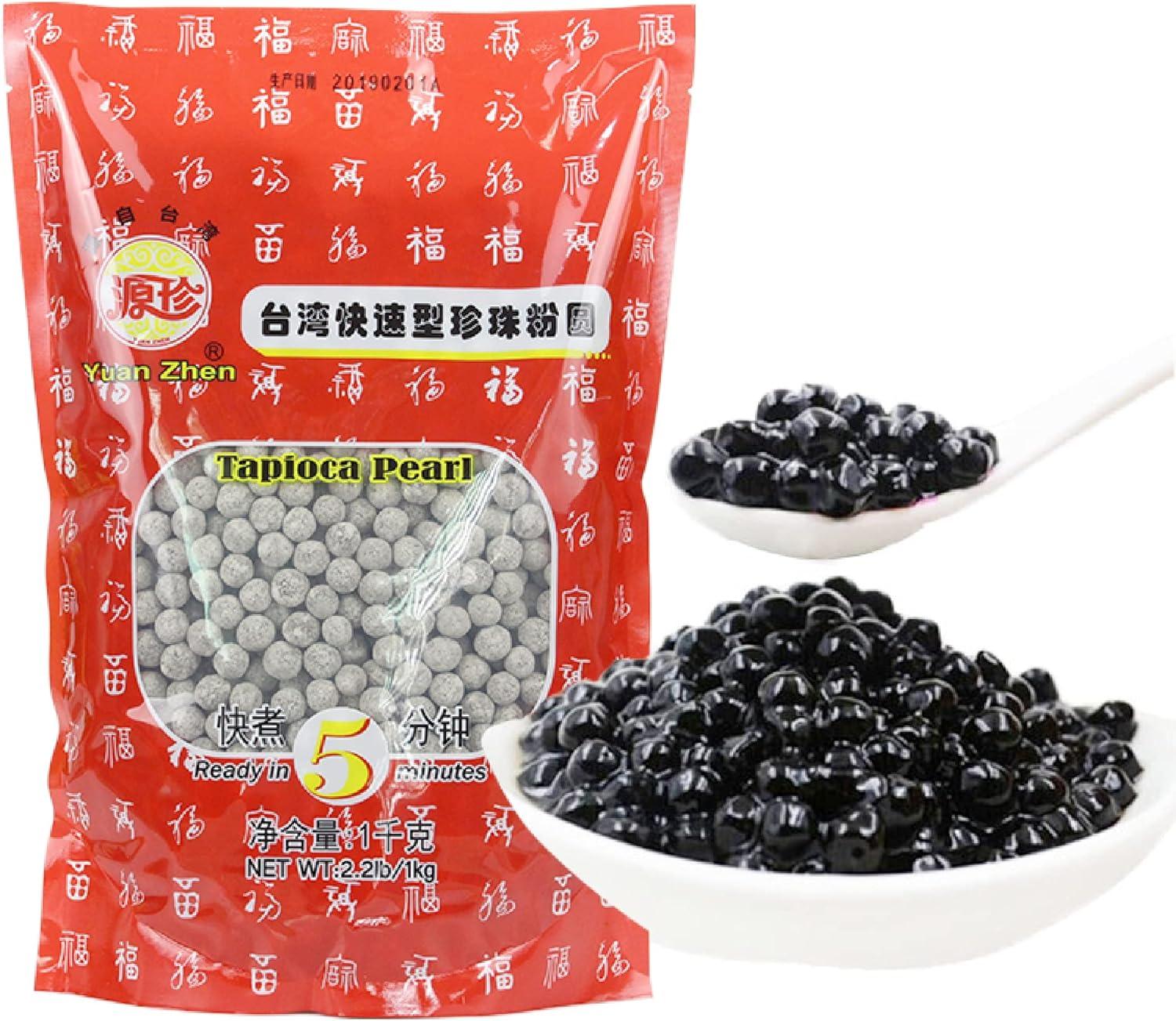 Wu FuYuan Black Tapioca Pearl 1kg - Premium Bubble Tea Ingredients | Buy Now with Express ...