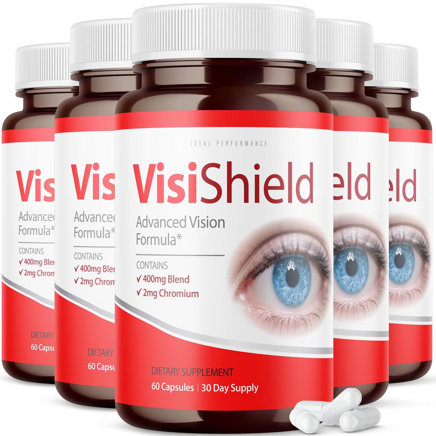Visishield Advanced Vision Formula | 300 Capsules Eye Supplement Pills ...
