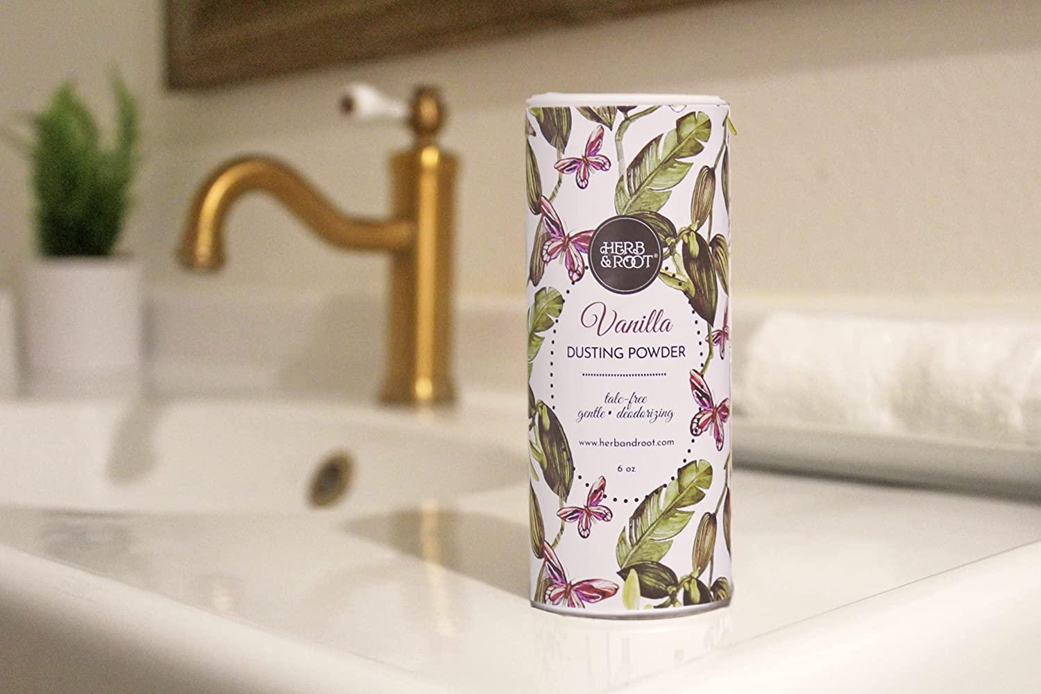 Vanilla Scented Talc-Free Body Dusting Powder - 6 oz - Absorbs Sweat ...