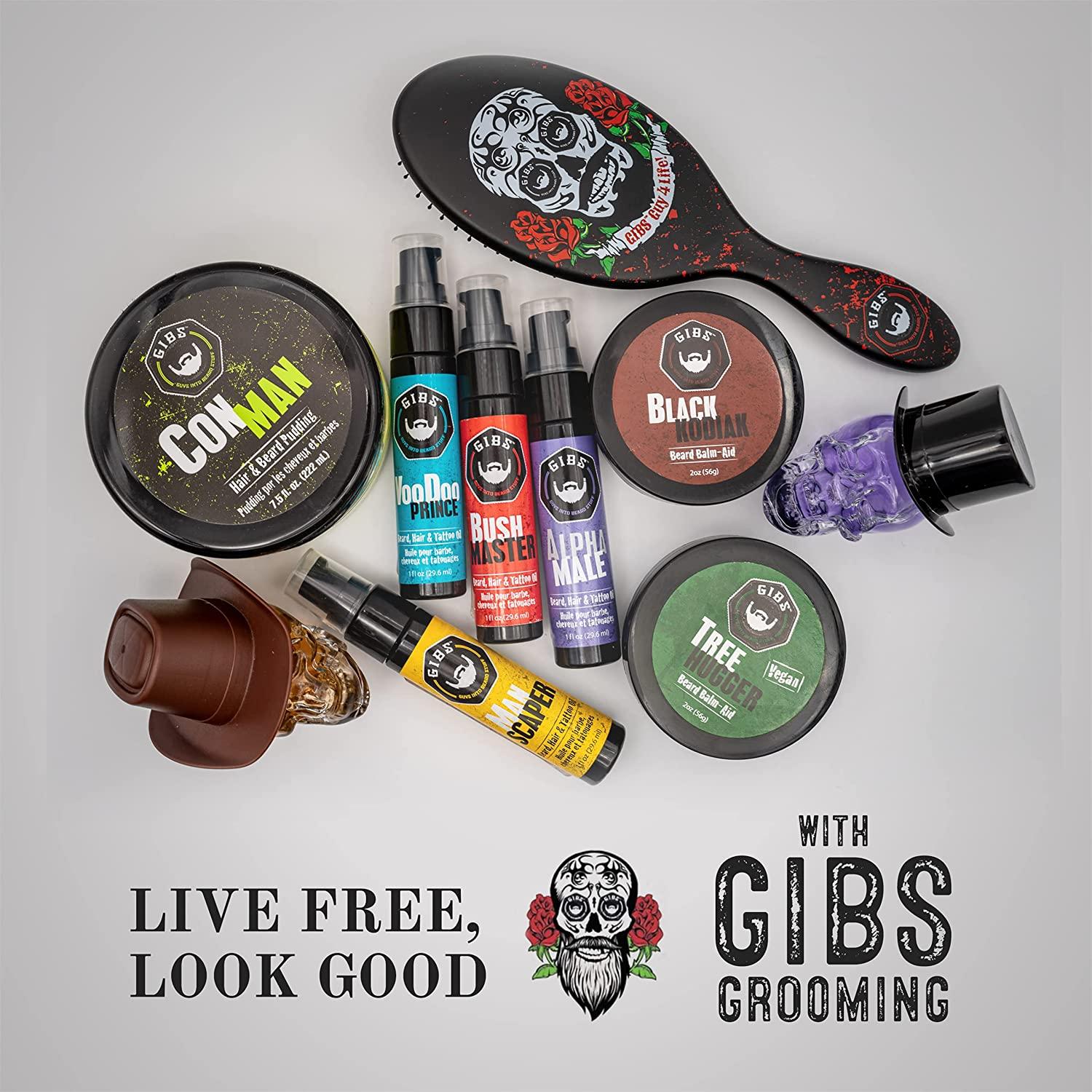 GIBS Beard Hair & Tattoo Oil - Softens & Strengthens Beard Growth ...